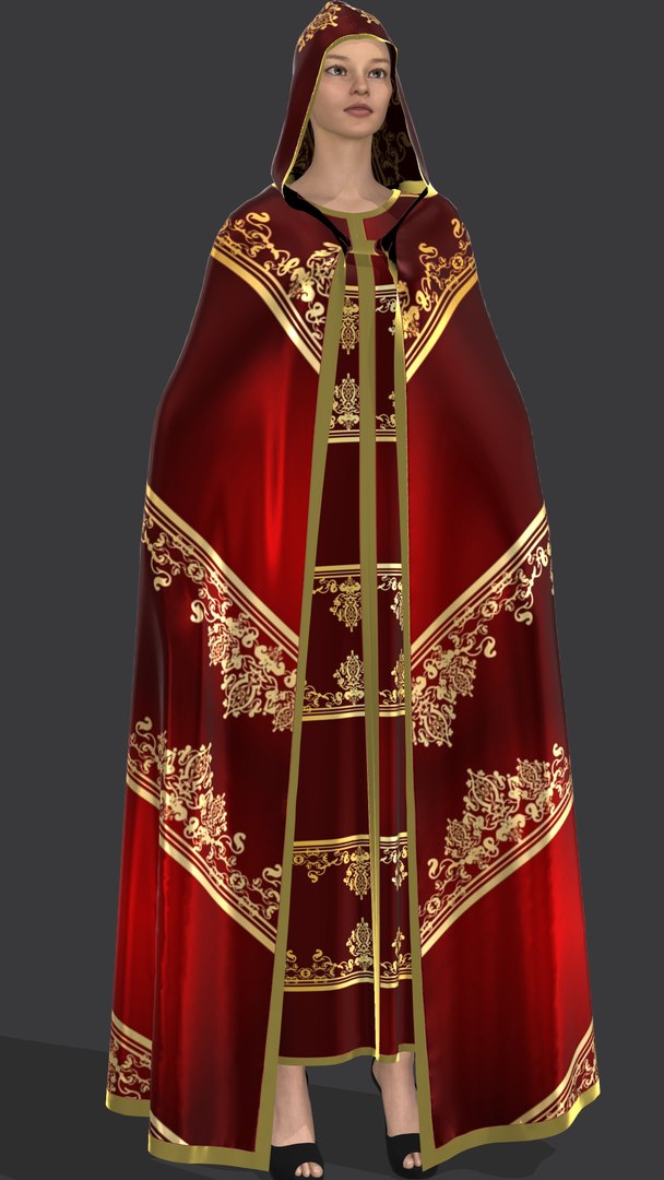 Royal Cloak 3D Model - TurboSquid 1895216