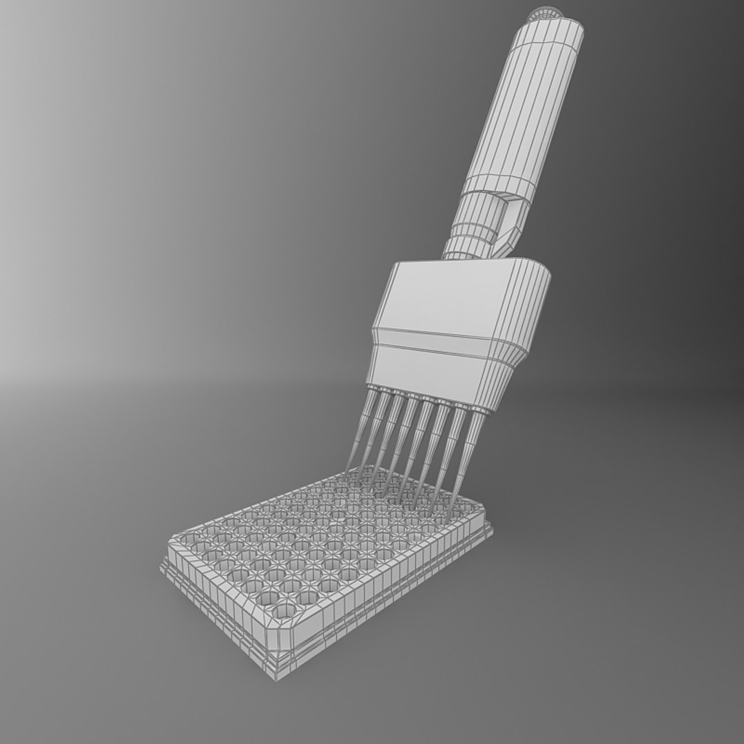 3d medical lab plate model