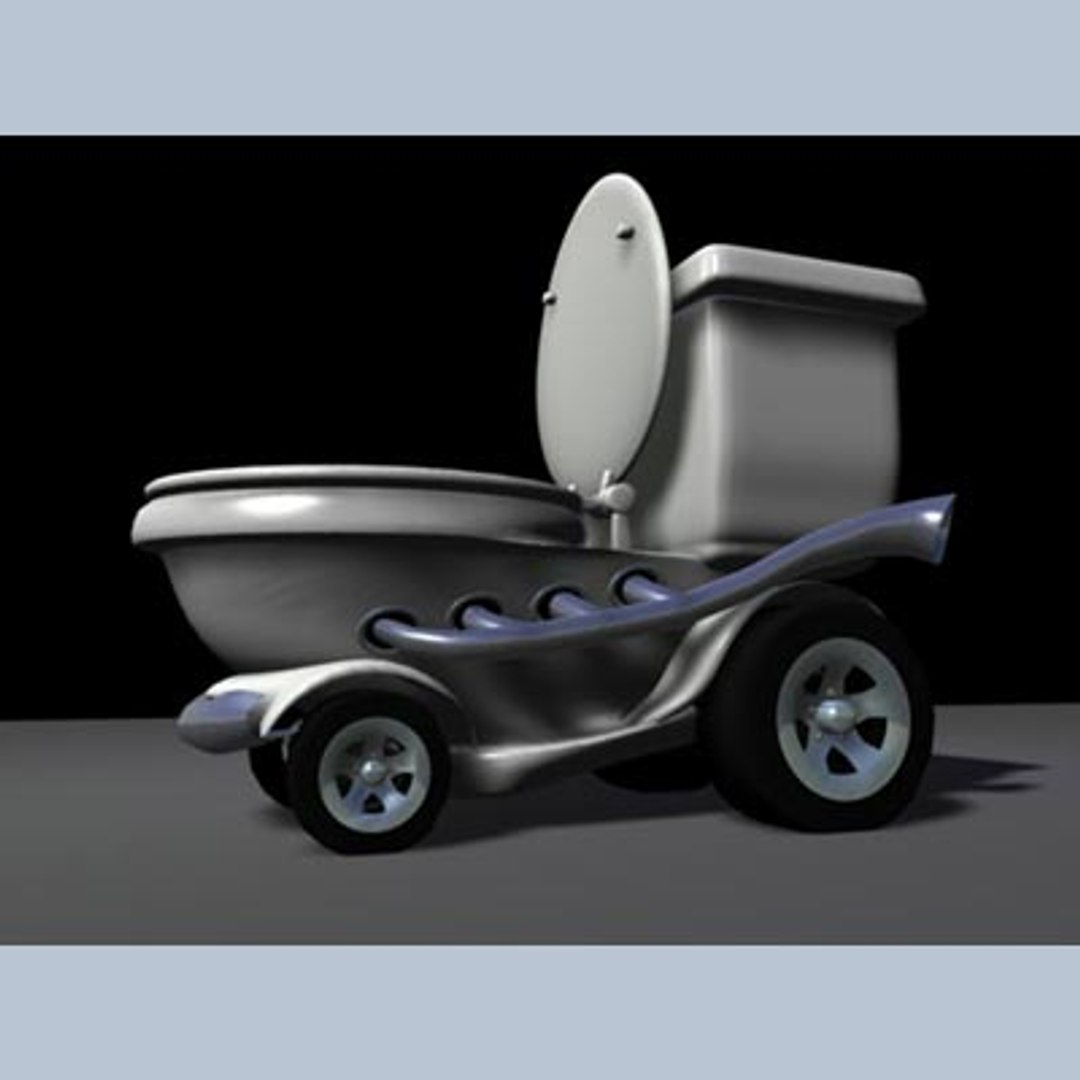 Potty Car 3d Model