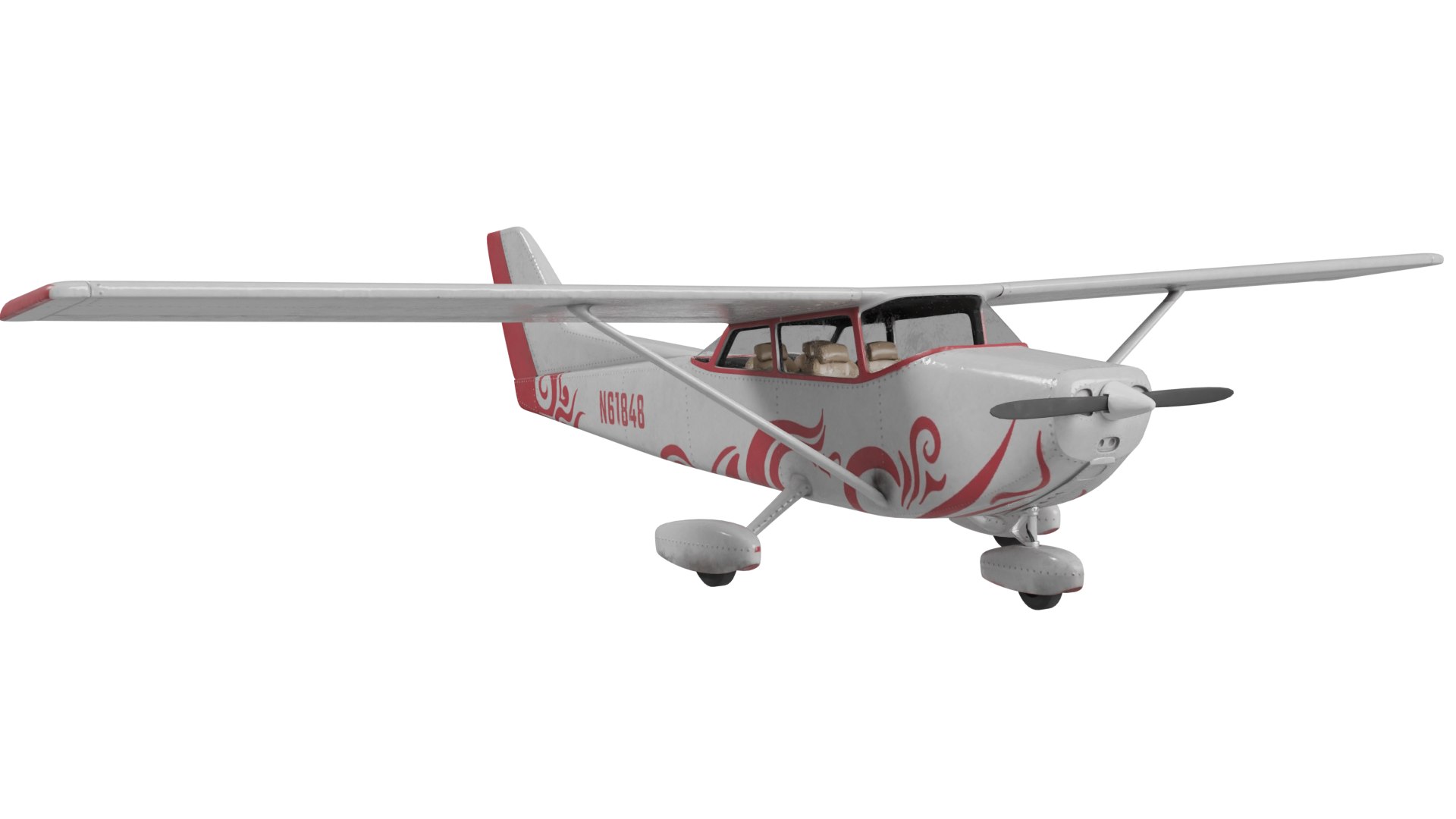 Cessna 172 3D Model - TurboSquid 2245605