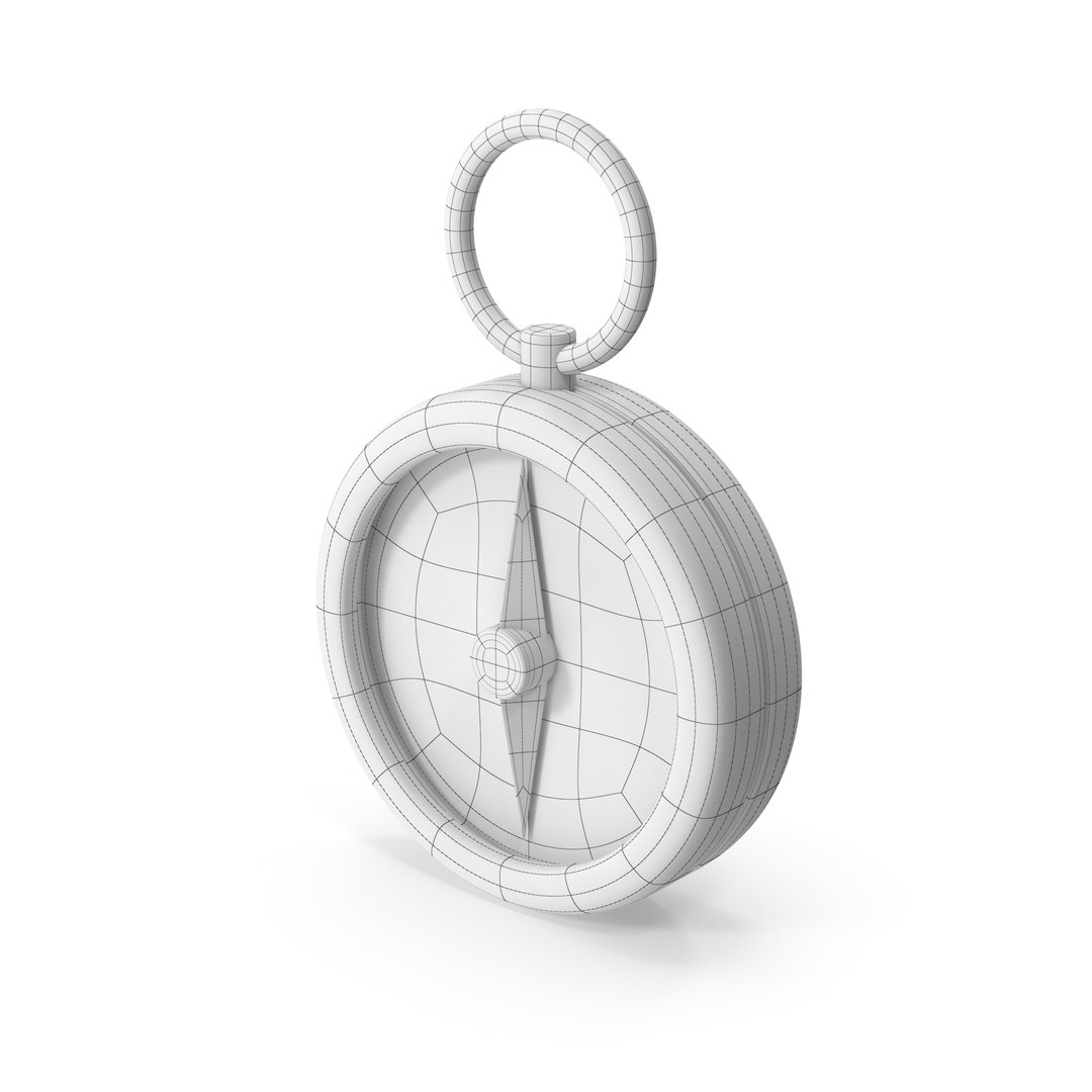 Cartoony Compass 3D Model - TurboSquid 2283540