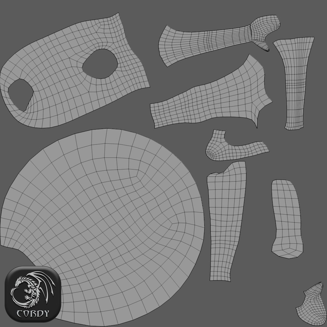 3d Cartoon Chibi Base Mesh