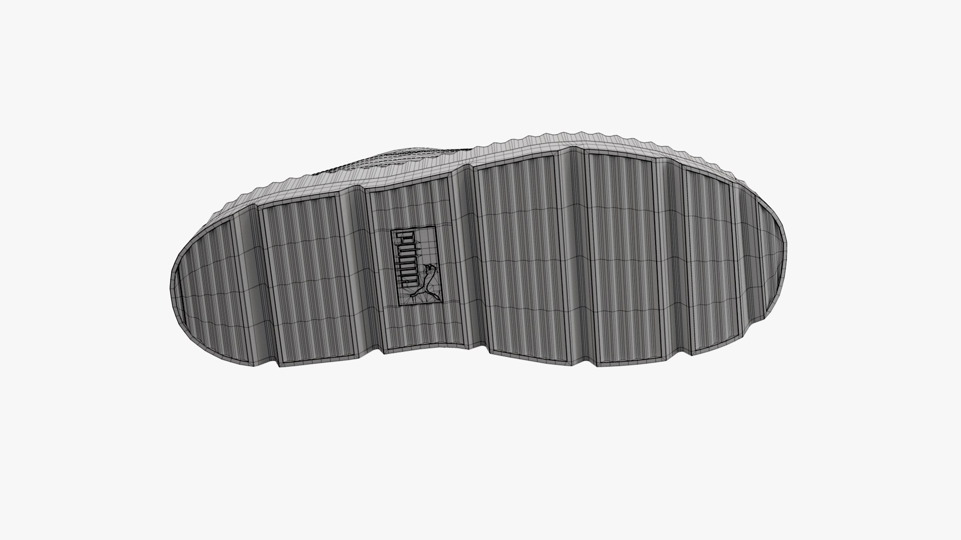 Puma X Fenty Cleated Creepers Yellow Suede 3D Model - TurboSquid 1893302