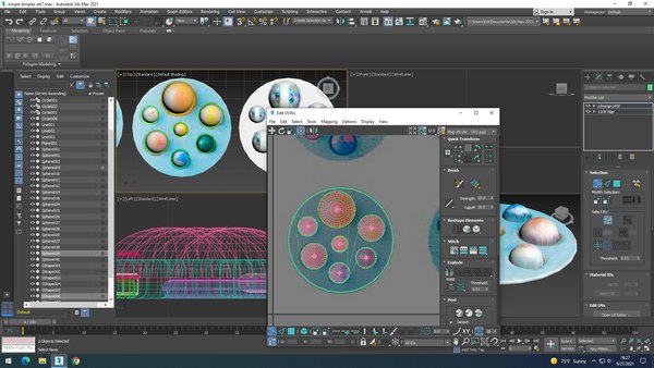 3D Simple Dimples Set - TurboSquid 1792379