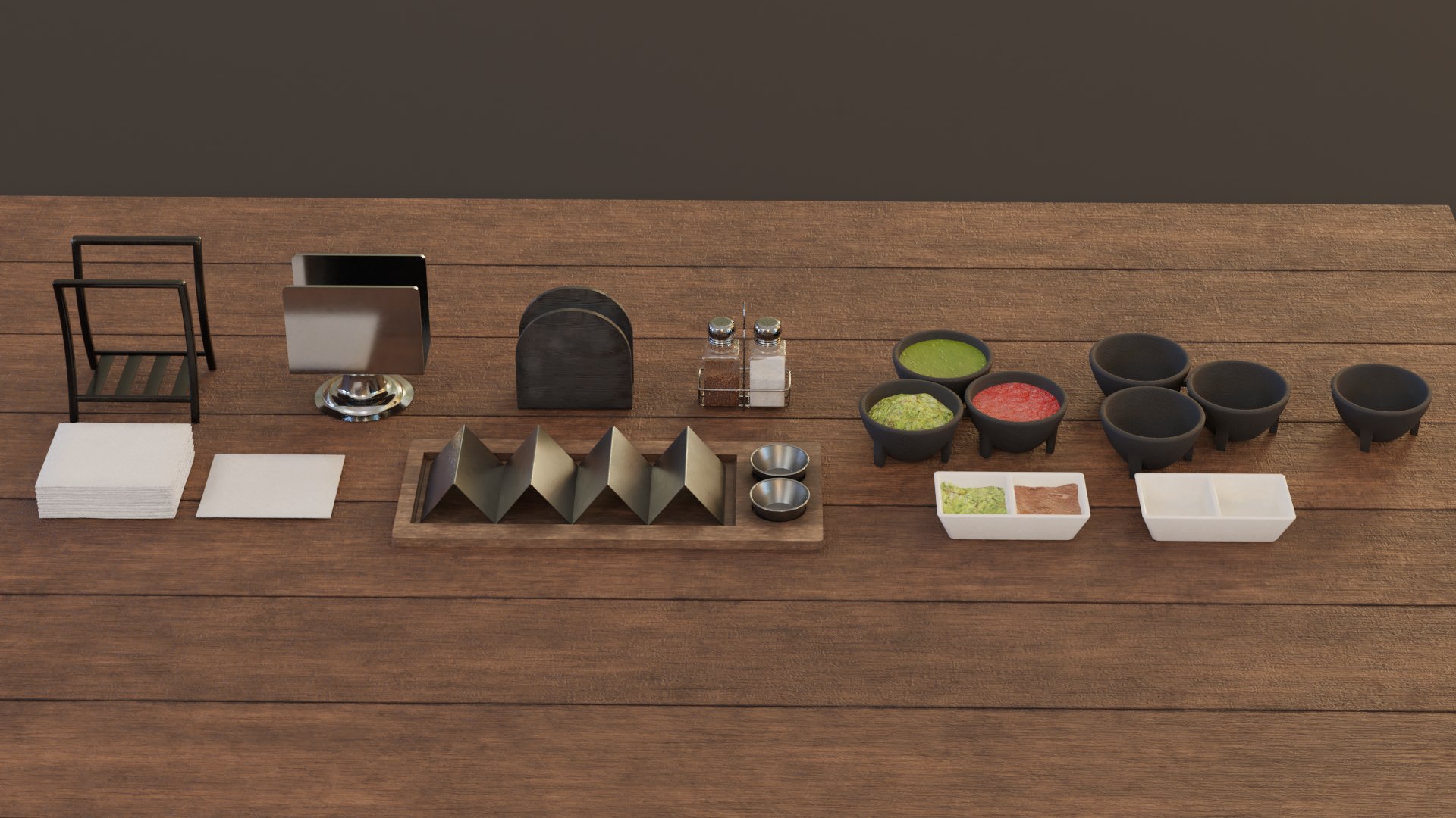 3D Restaurant Props - TurboSquid 1805800