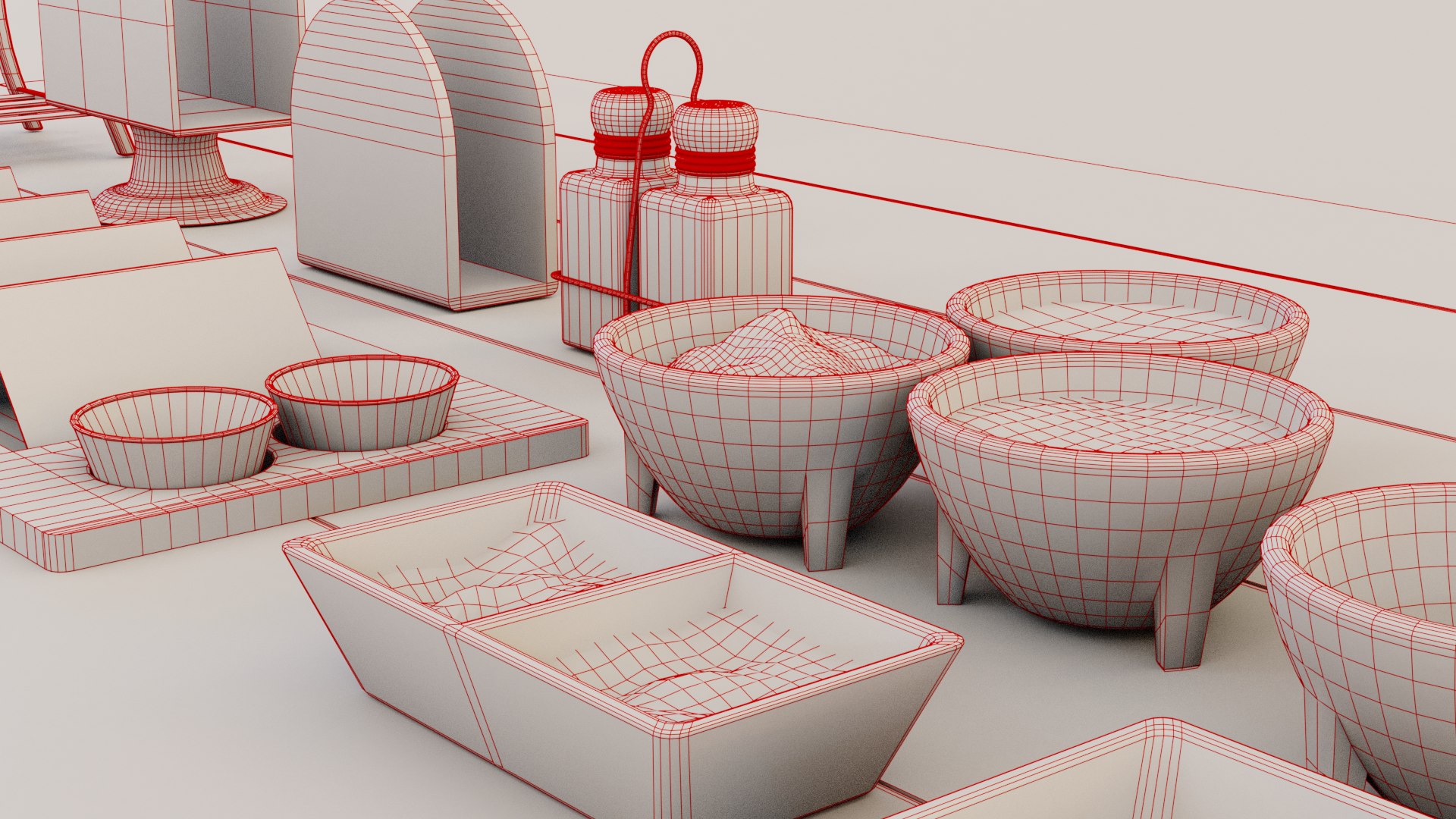 3D Restaurant Props - TurboSquid 1805800