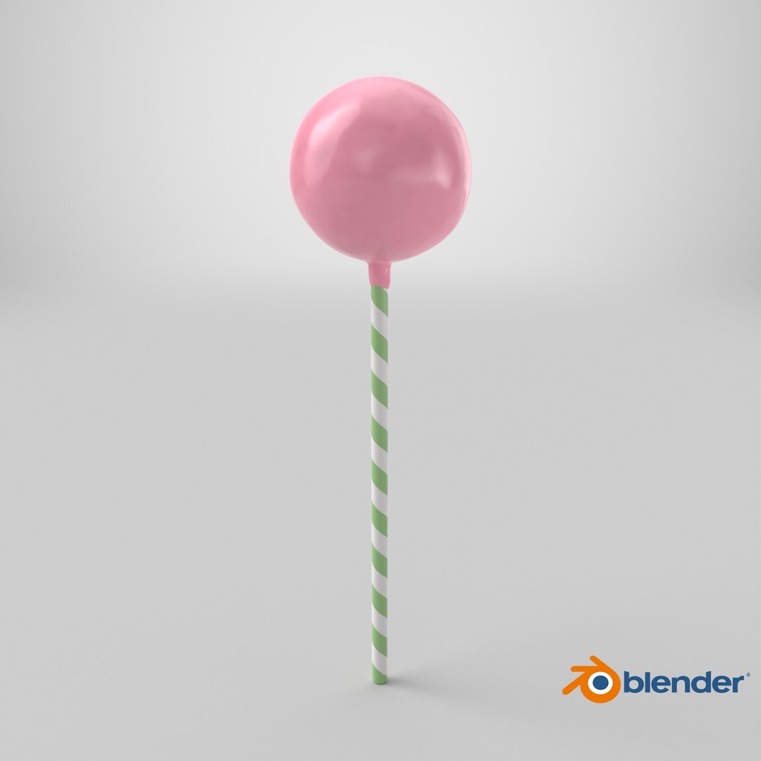 3D Cake Pop - TurboSquid 2202806