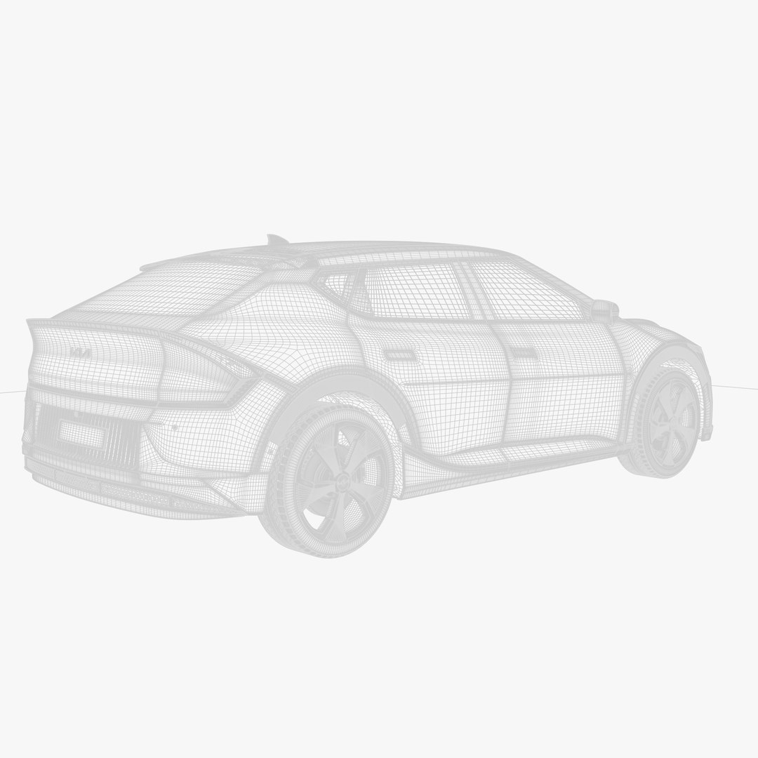 Kia EV6 Hybrid 3D Model - TurboSquid 2190174