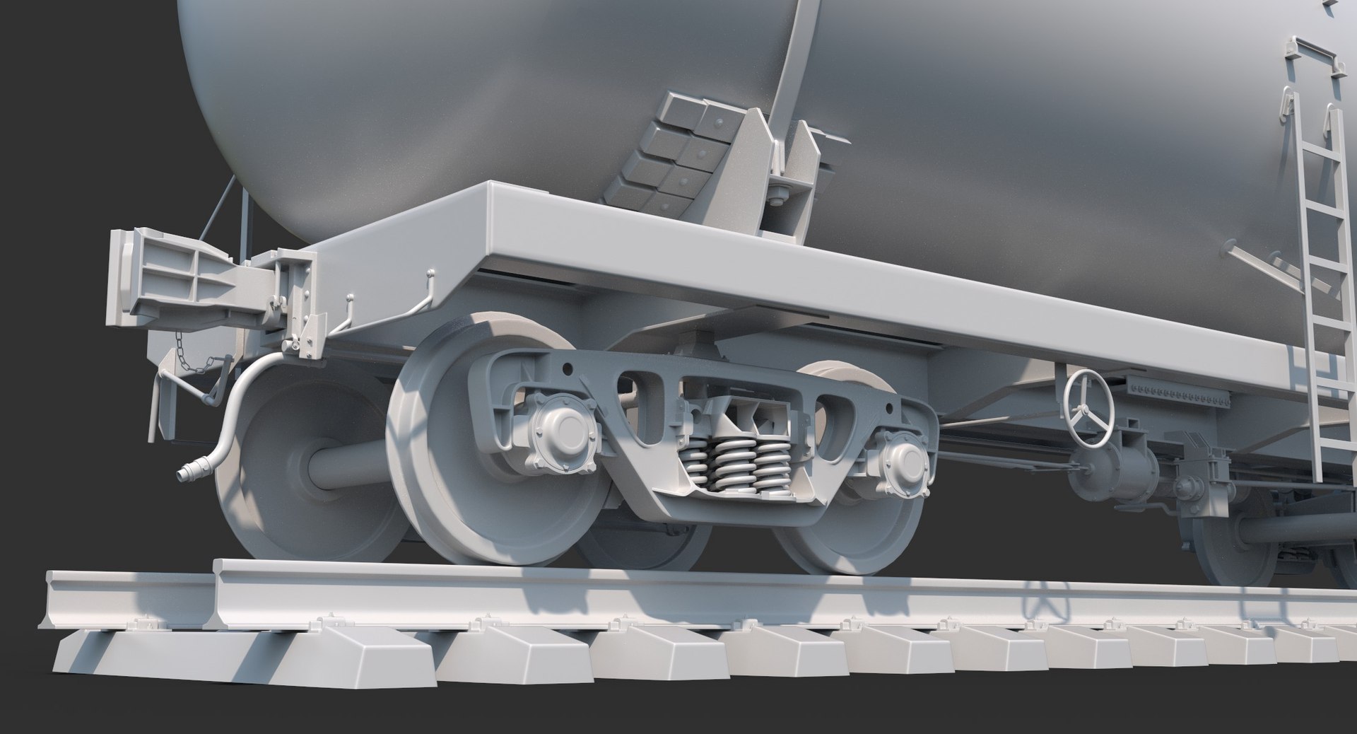 Railroad Tank Car Clear 3D Model - TurboSquid 1380684