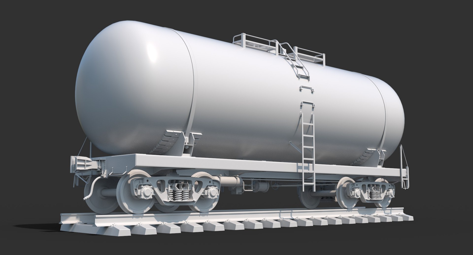 Railroad Tank Car Clear 3D Model - TurboSquid 1380684