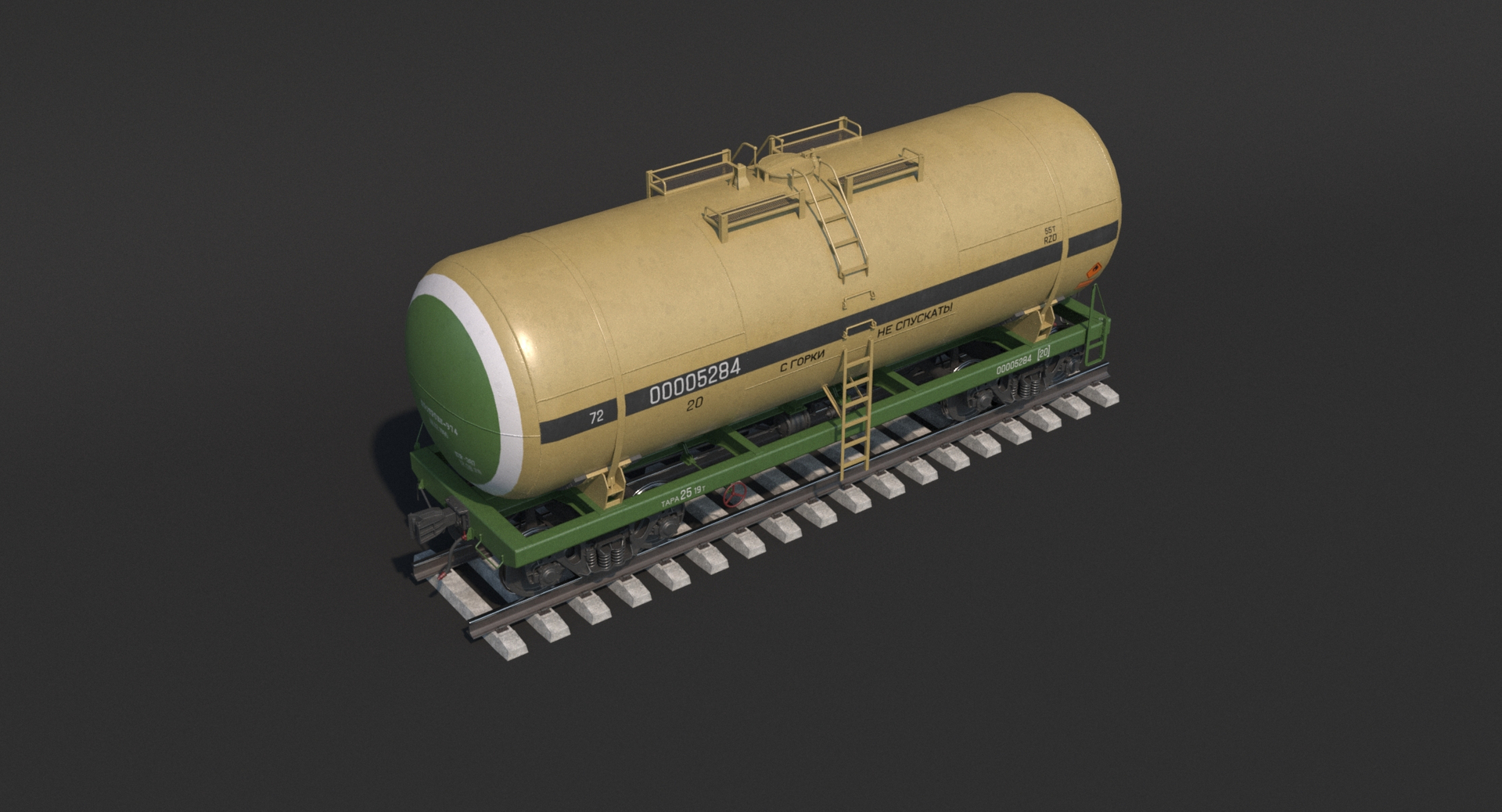 Railroad Tank Car Clear 3D Model - TurboSquid 1380684