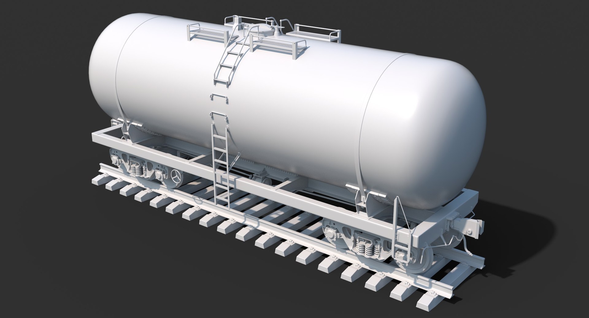 Railroad Tank Car Clear 3D Model - TurboSquid 1380684
