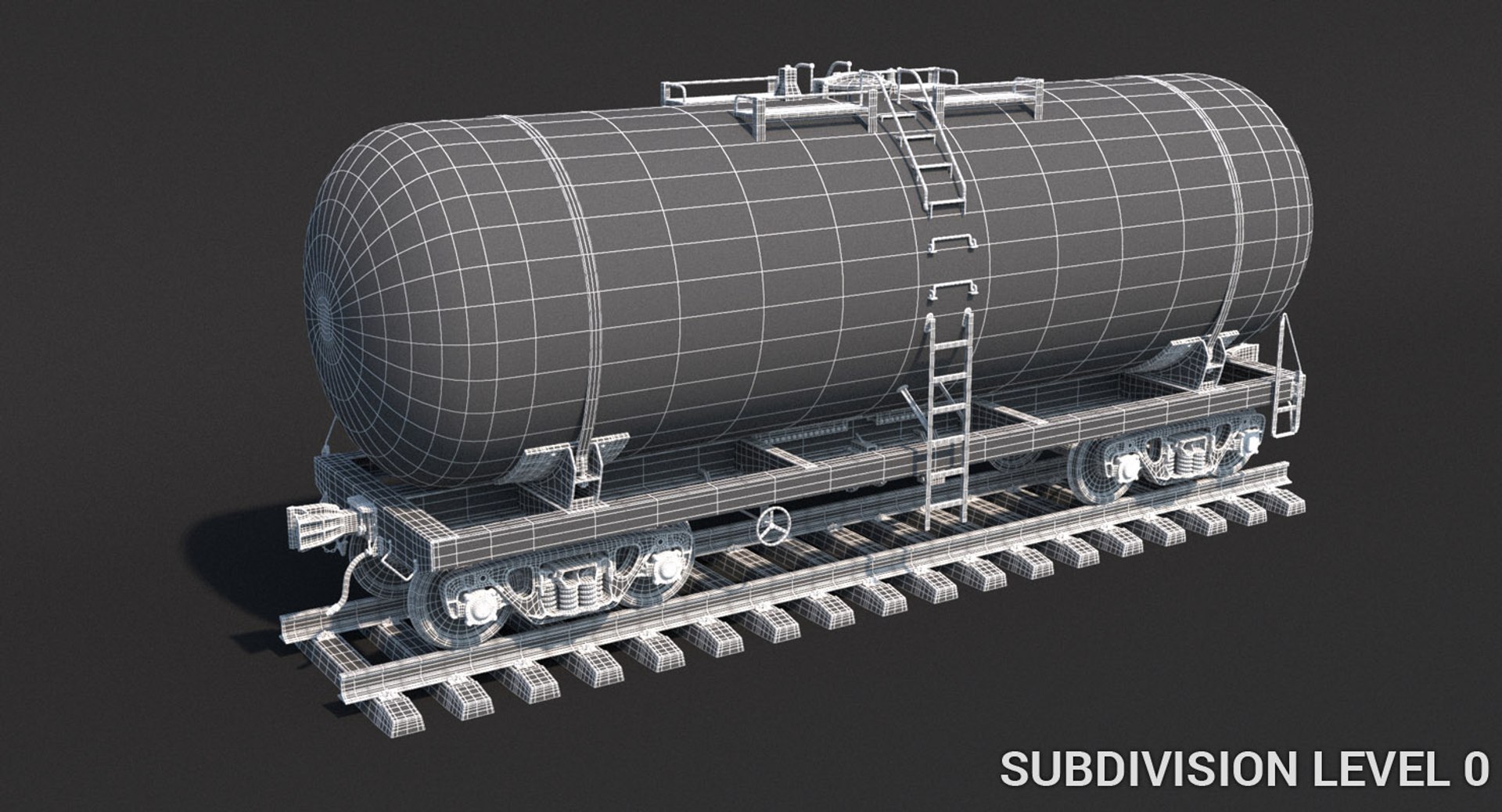 Railroad Tank Car Clear 3D Model - TurboSquid 1380684