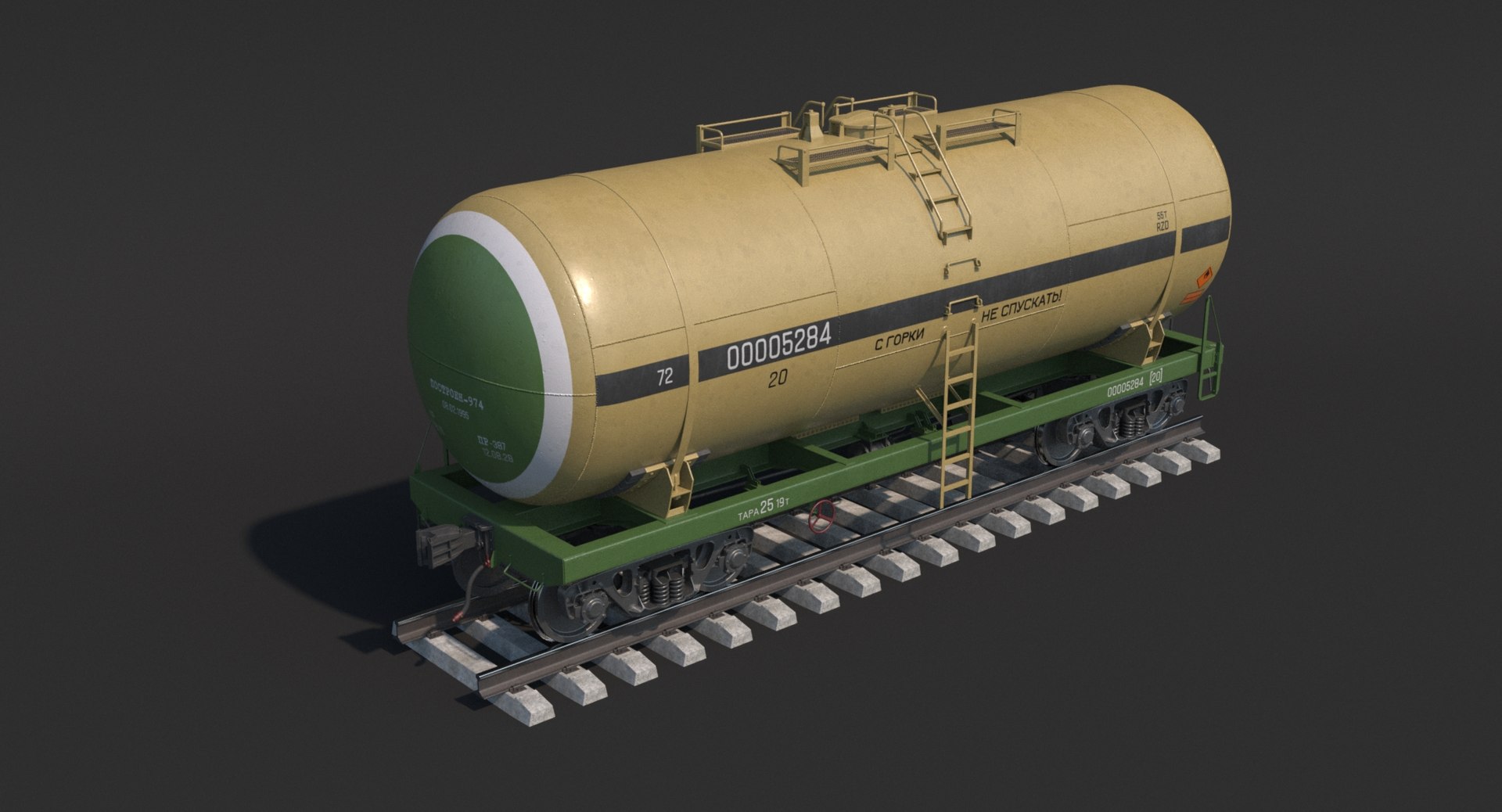 Railroad Tank Car Clear 3D Model - TurboSquid 1380684