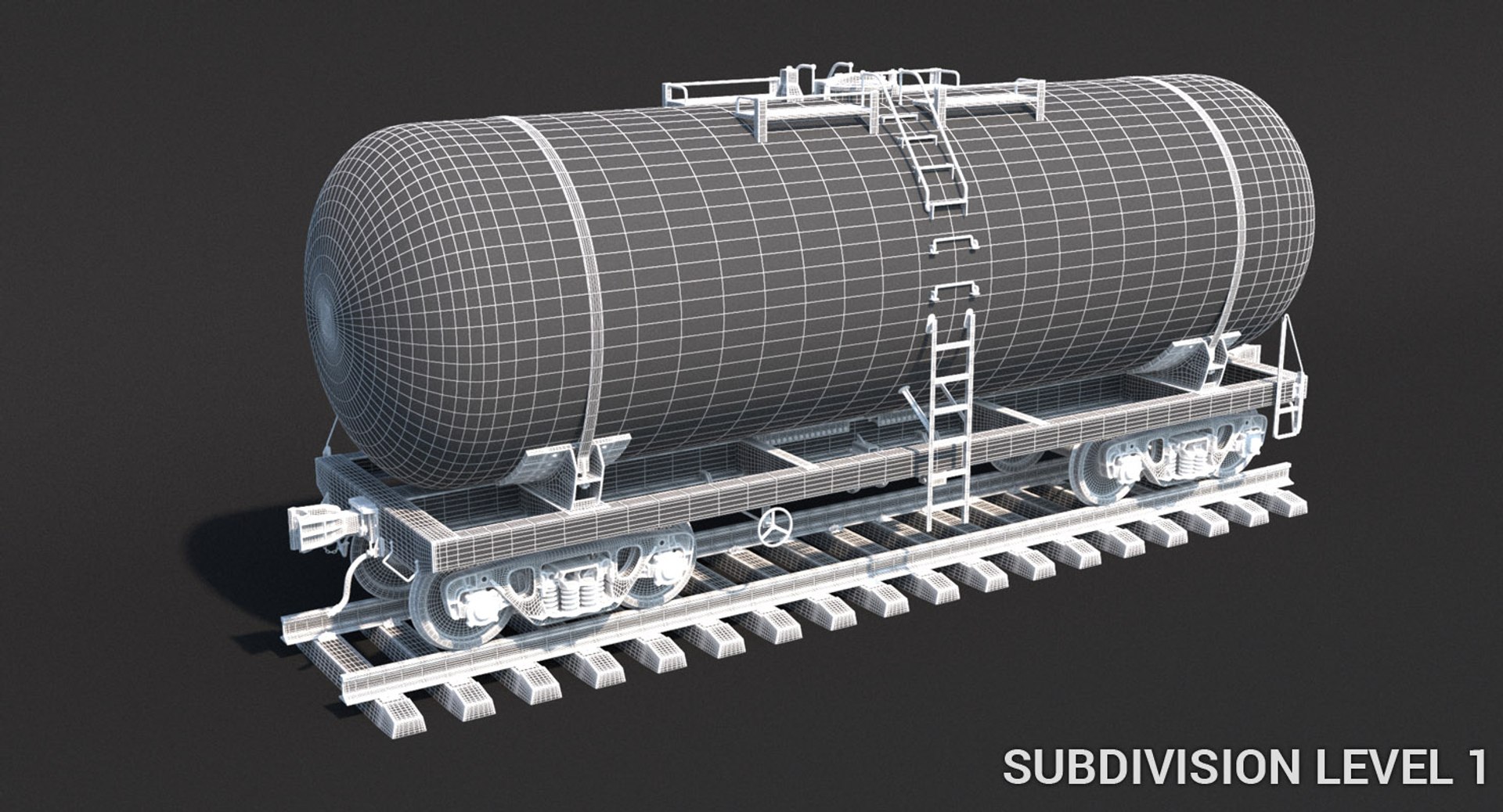 Railroad Tank Car Clear 3D Model - TurboSquid 1380684