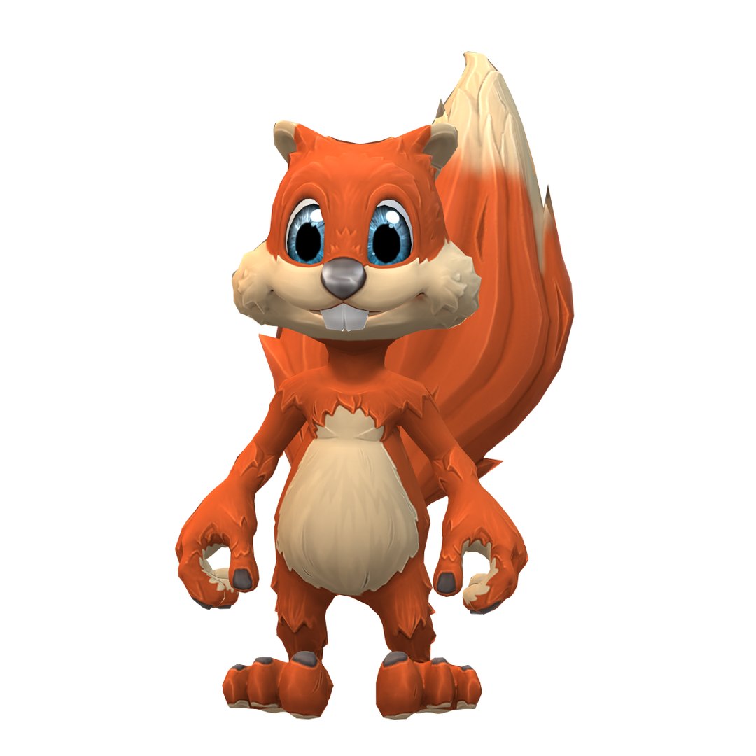 Conker Bare 3D - TurboSquid 2414401