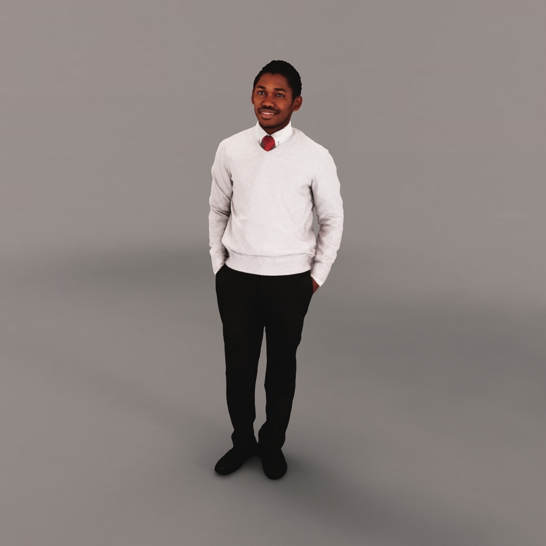3d Model Man Businessman