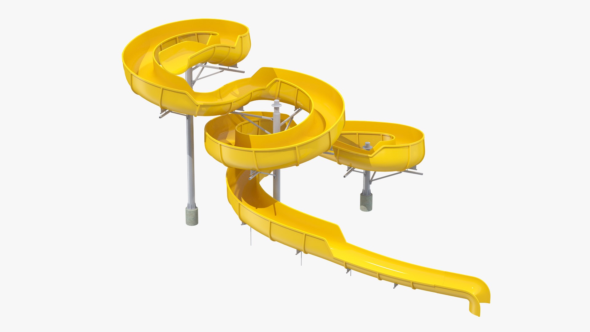 3D Body Water Slide - TurboSquid 1505559