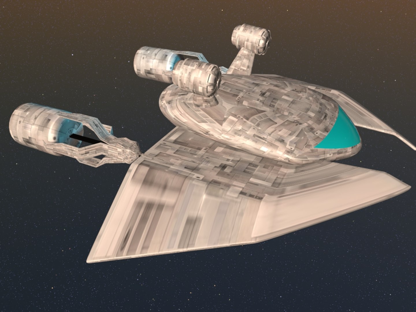 3d Spaceship Snail