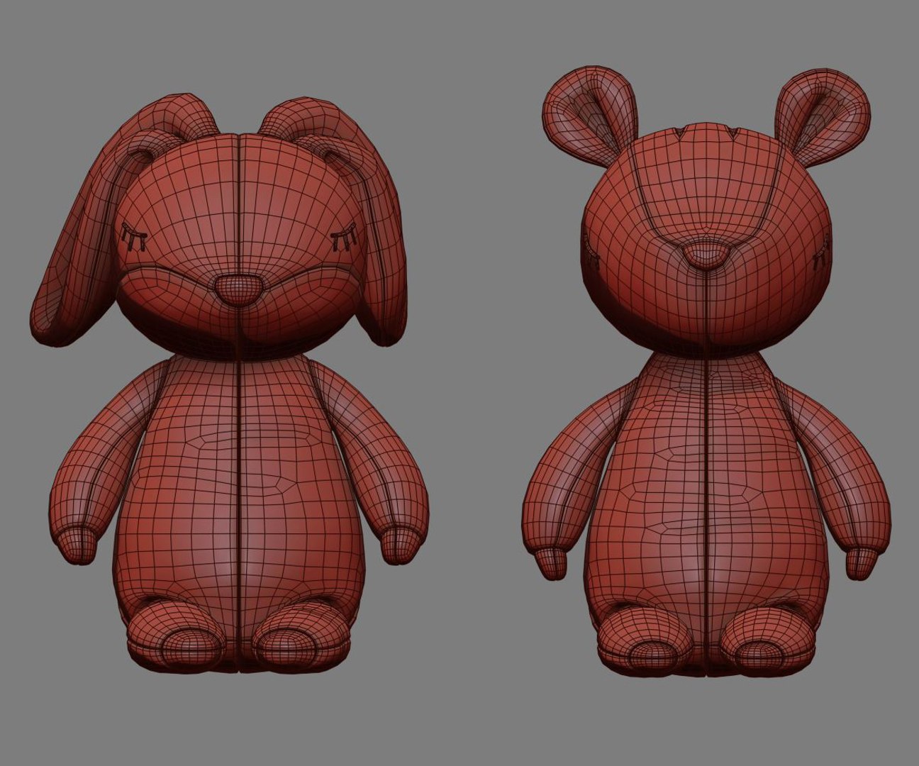 Plush Toys 3D Model - TurboSquid 1644118