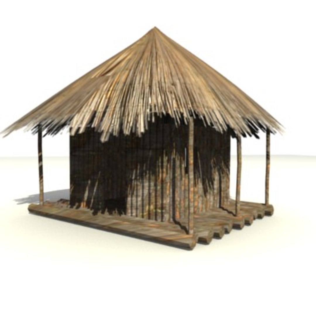 African Building 3d Max
