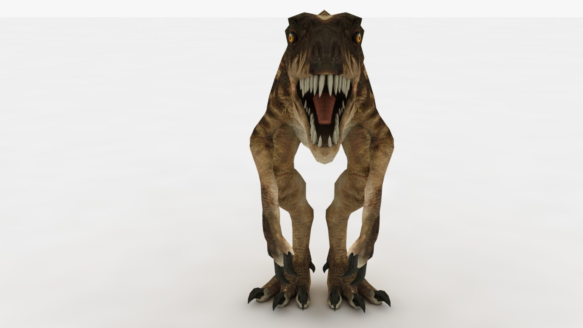 3D Raptor Rigged And Animated - TurboSquid 2348395