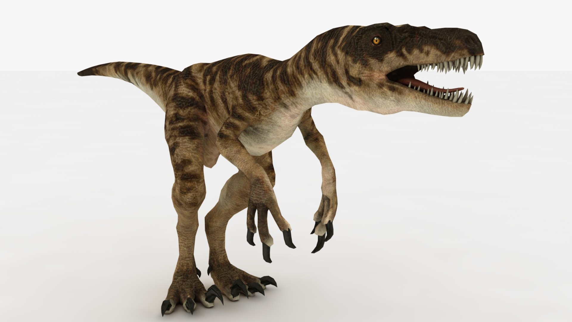 3D Raptor Rigged And Animated - TurboSquid 2348395