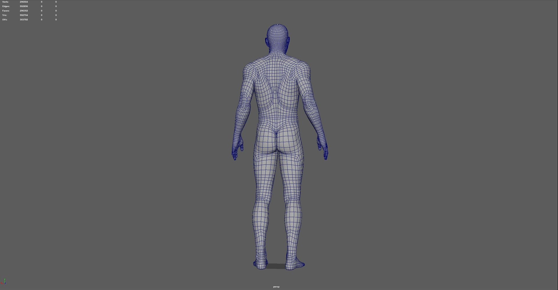 Human Male Body Blue Transparent Shaded Model 3D Model - TurboSquid 2230895