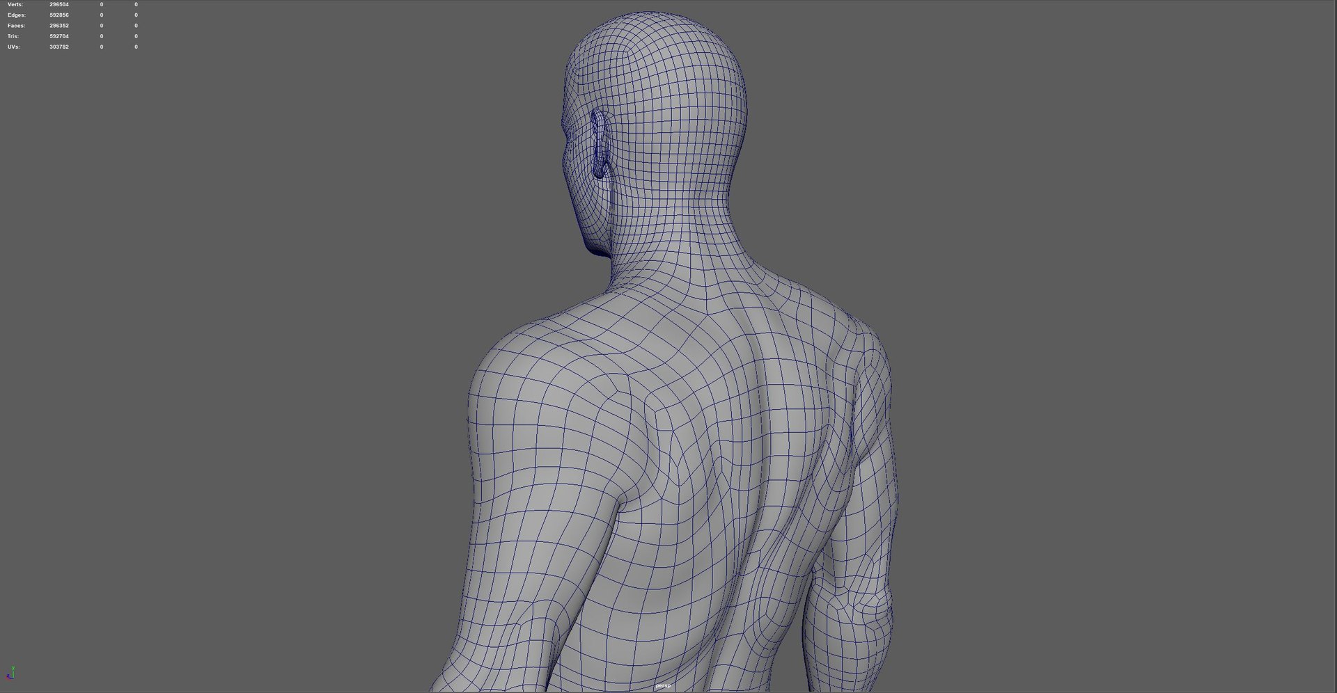 Human Male Body Blue Transparent Shaded Model 3D Model - TurboSquid 2230895