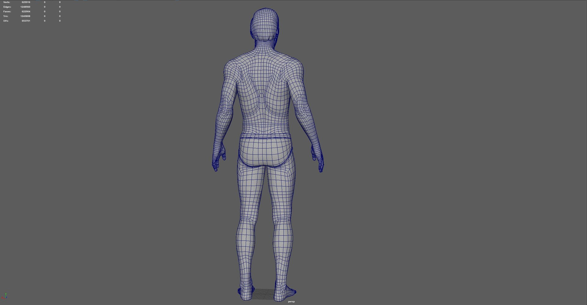 Human Male Body Blue Transparent Shaded Model 3D Model - TurboSquid 2230895