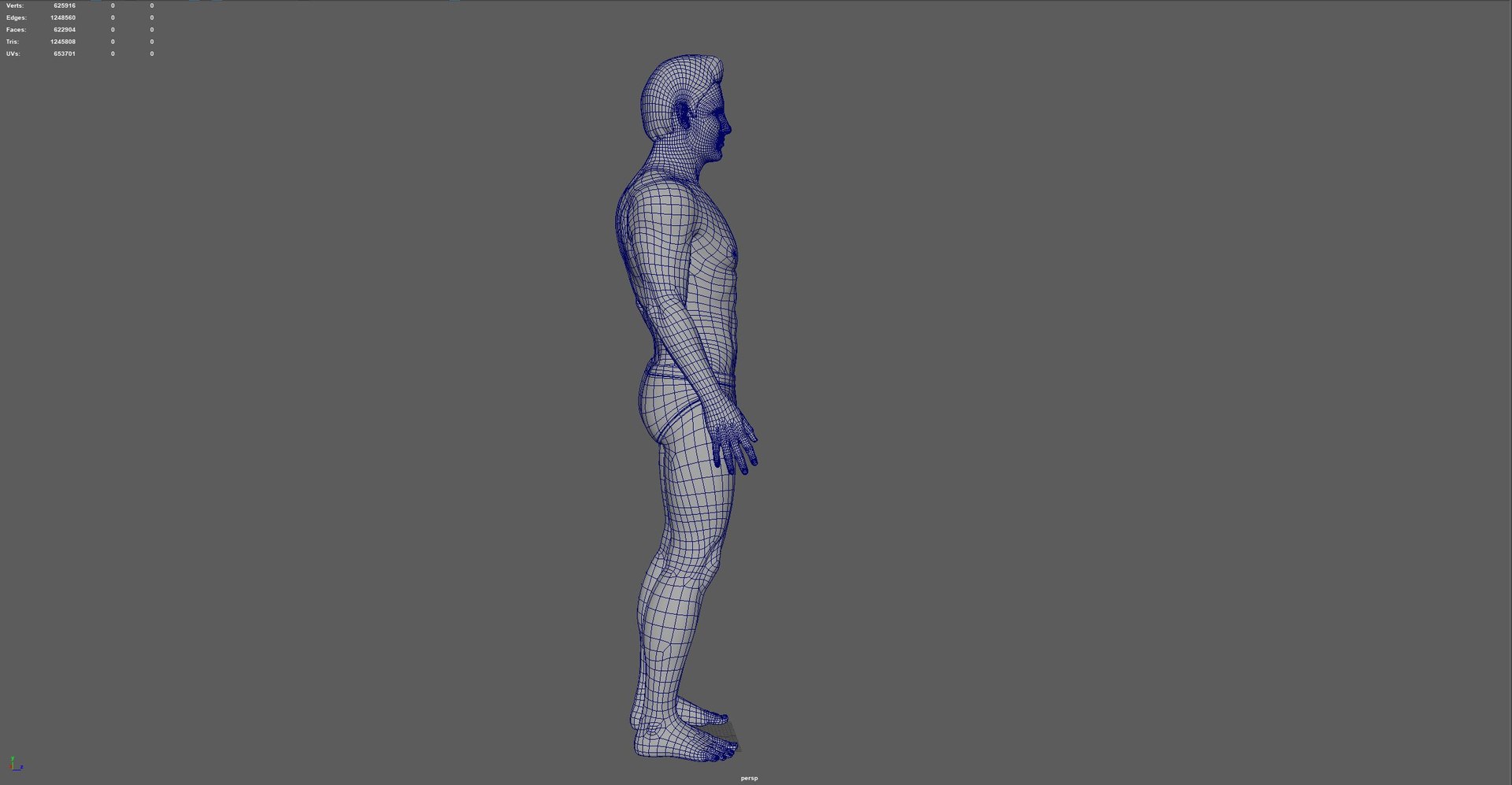 Human Male Body Blue Transparent Shaded Model 3D Model - TurboSquid 2230895
