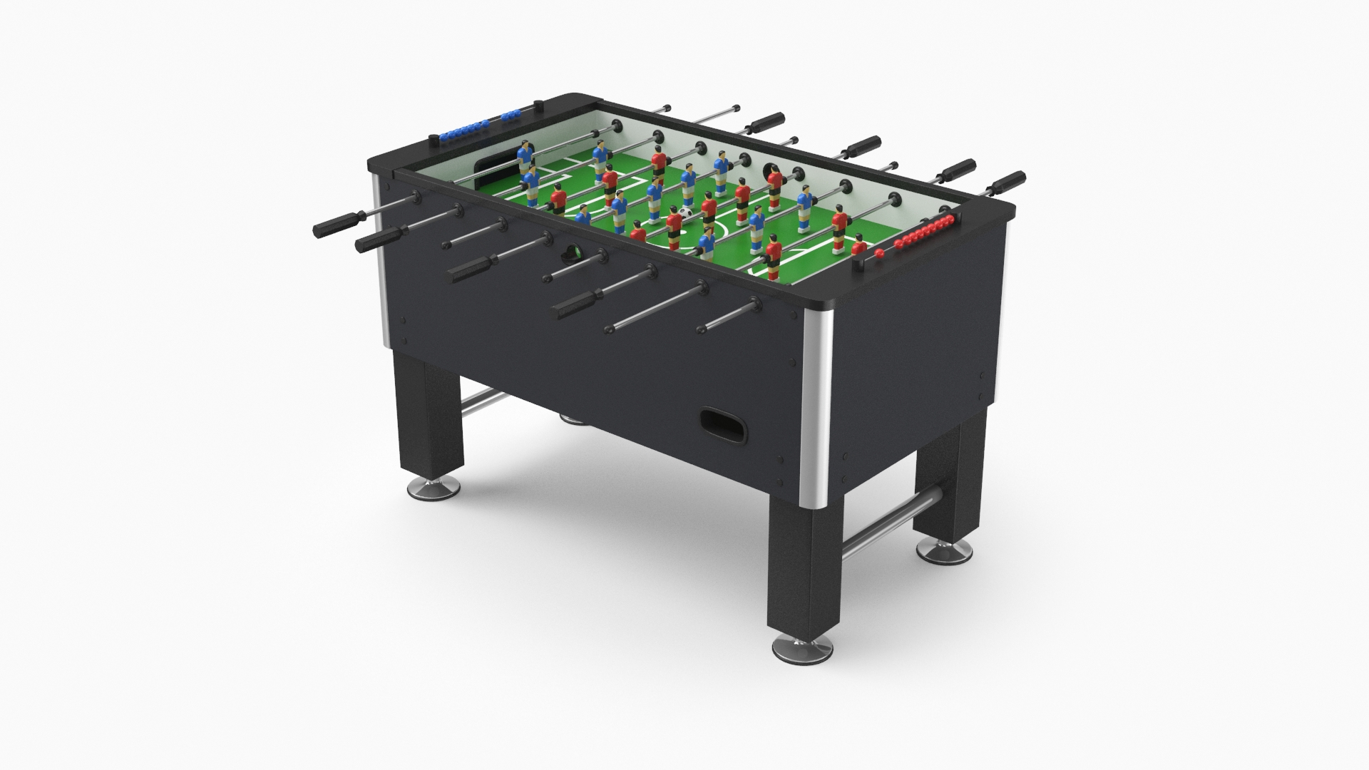 Foosball Table 01 3D Model - TurboSquid 2131742