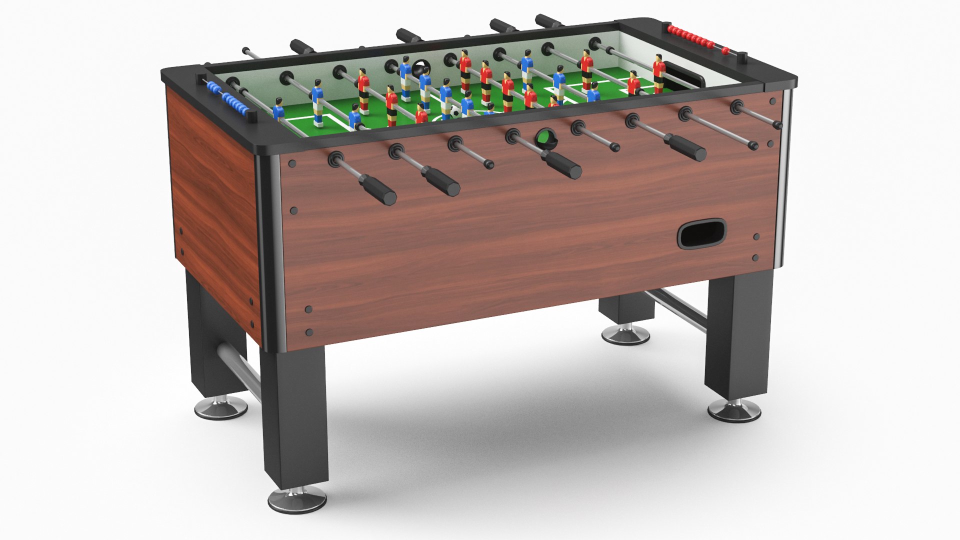 Foosball Table 01 3D Model - TurboSquid 2131742