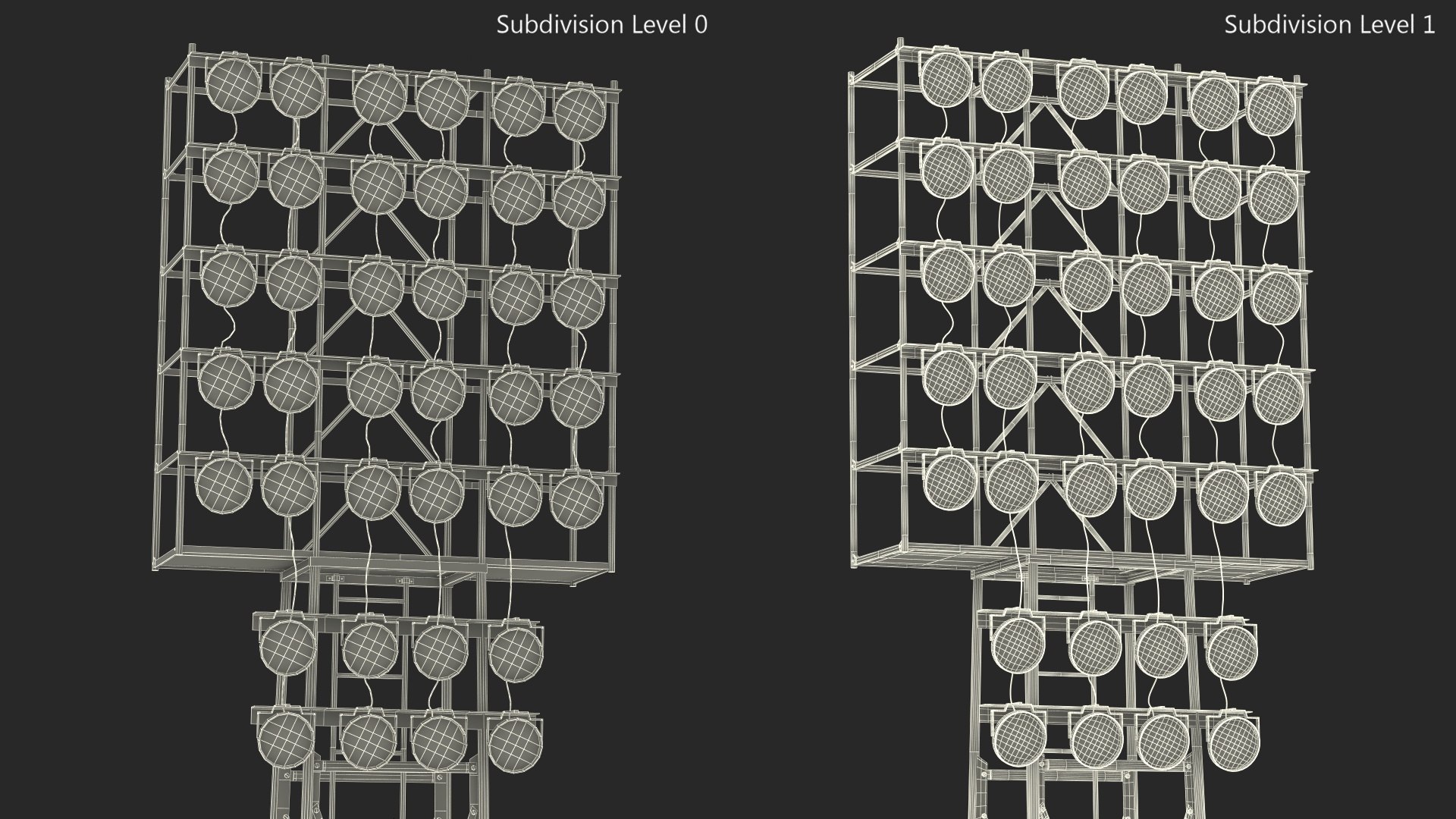 3D Spotlights Lighting Tower - TurboSquid 2183320