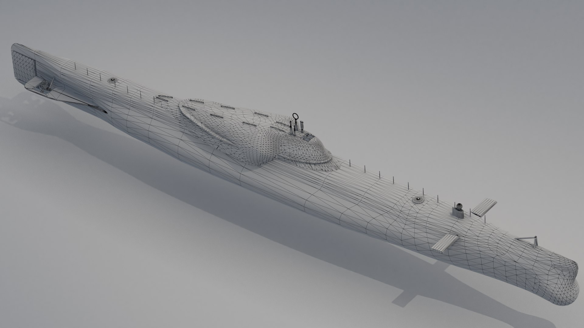 3D Fictional Soviet Cruise Missile Submarine Model - TurboSquid 1814573