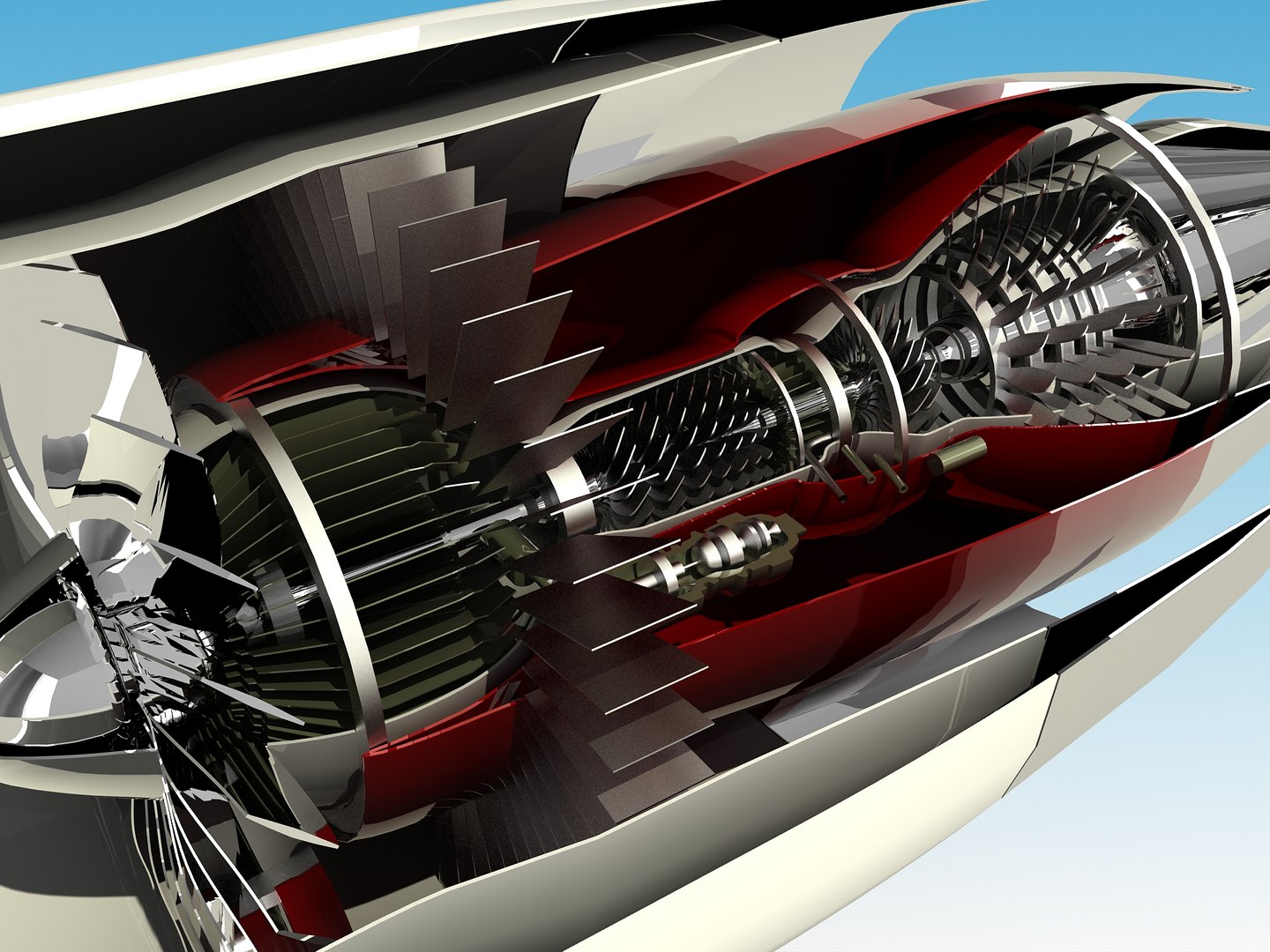 3d 3ds Gas Turbine