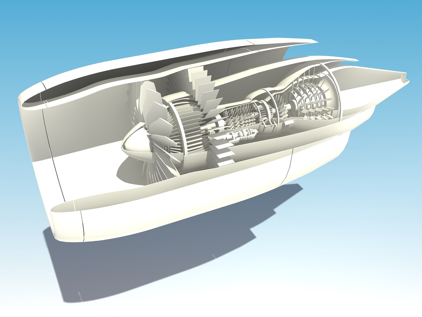 3d 3ds Gas Turbine