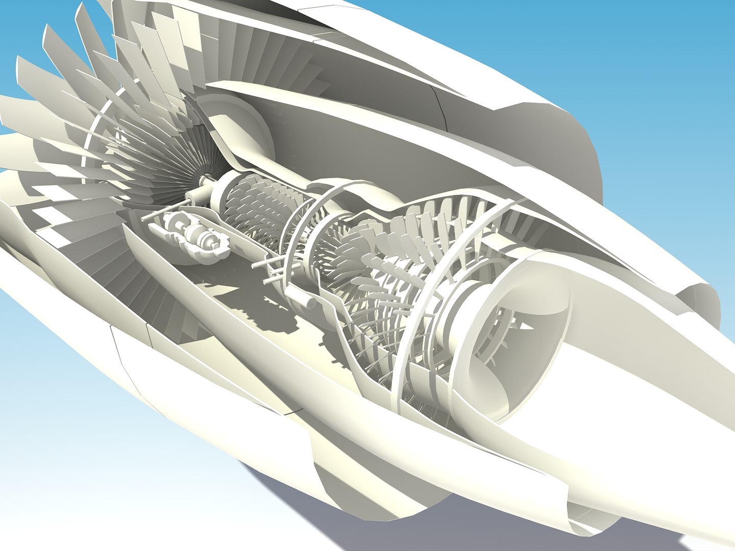 3d 3ds Gas Turbine