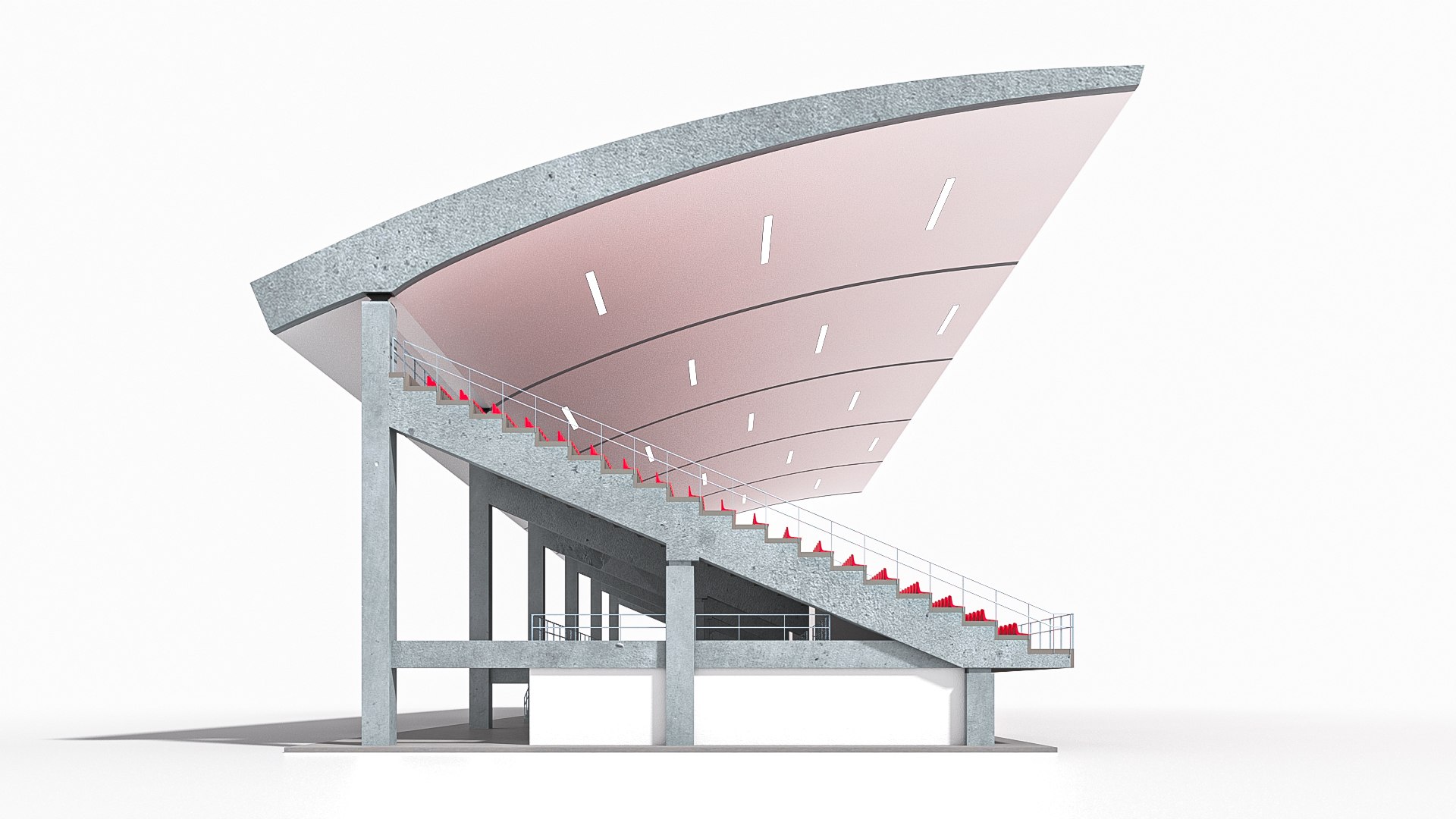Grandstand 04 3D Model - TurboSquid 2314950