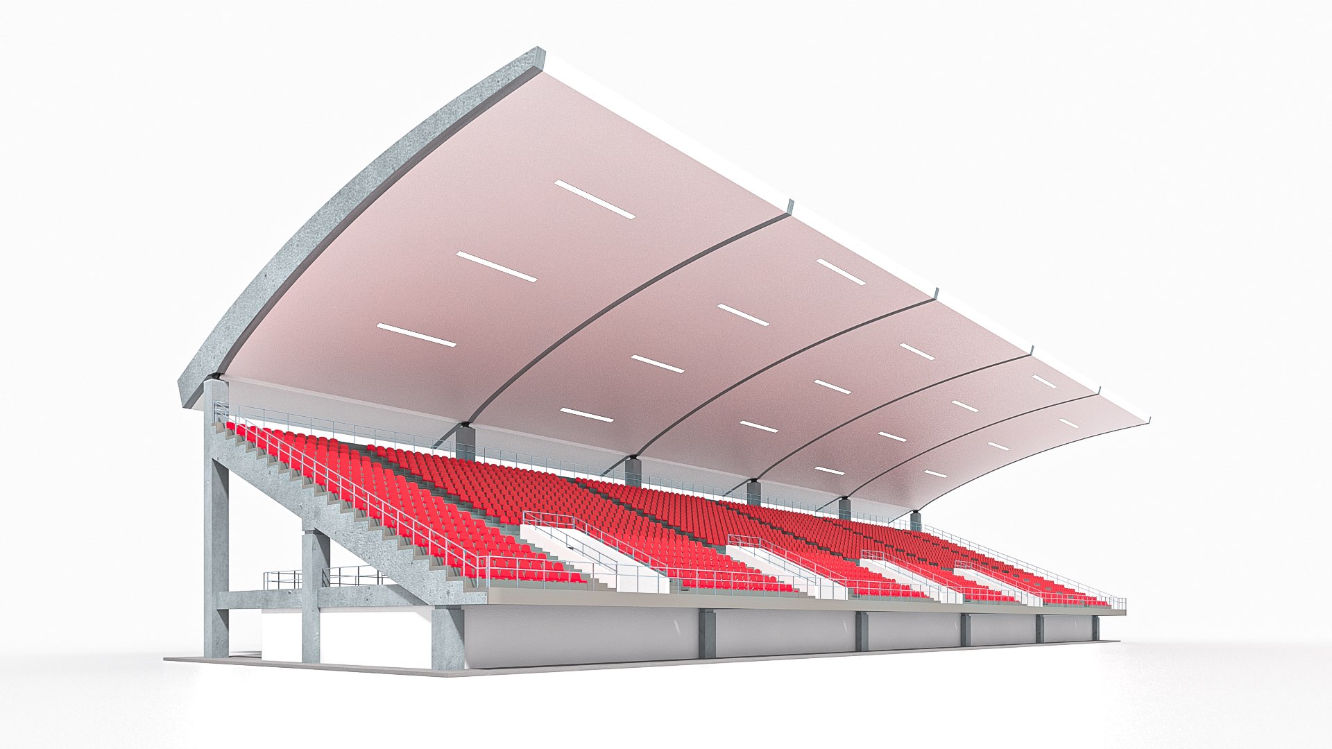 Grandstand 04 3D Model - TurboSquid 2314950