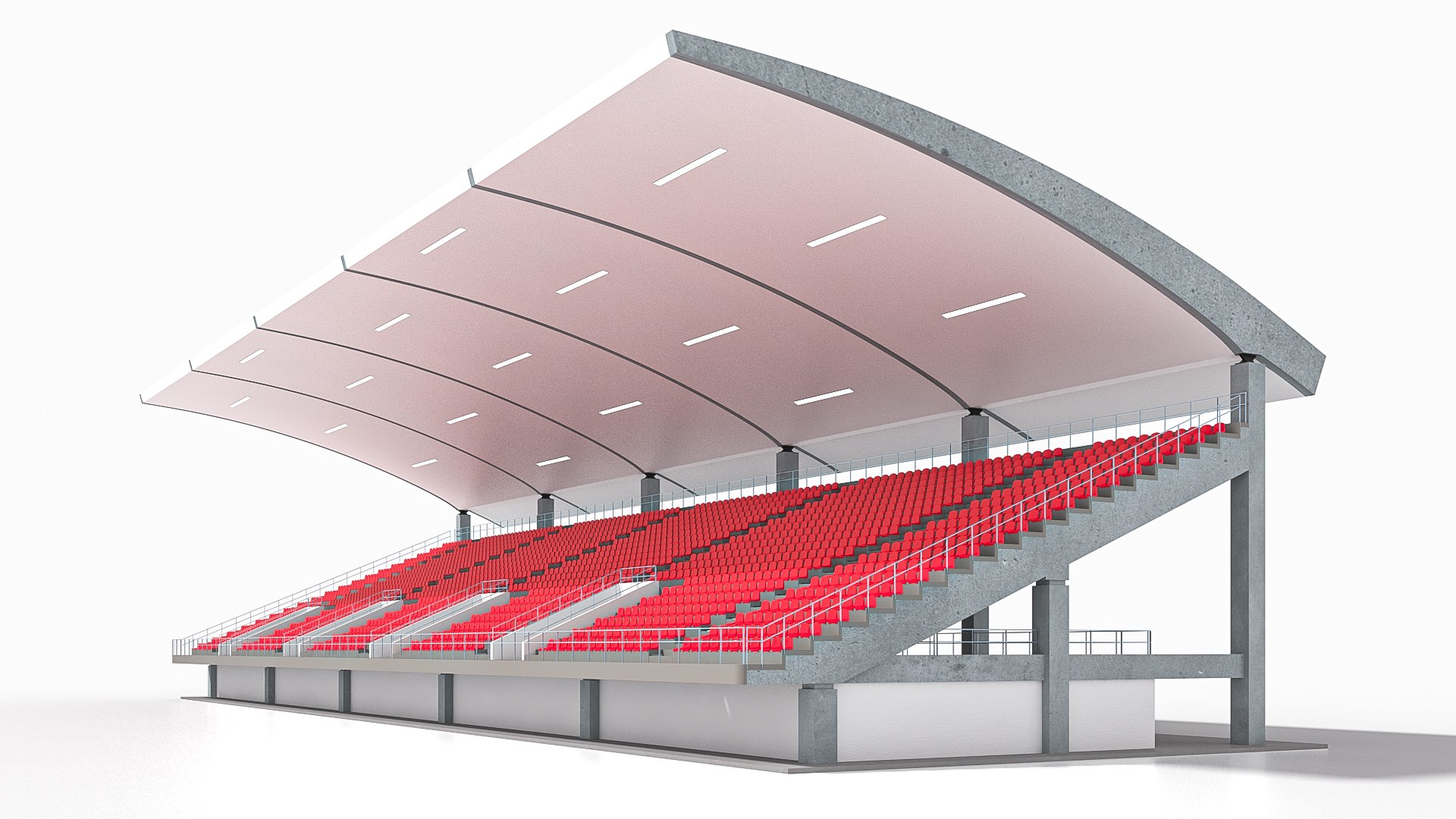 Grandstand 04 3D Model - TurboSquid 2314950