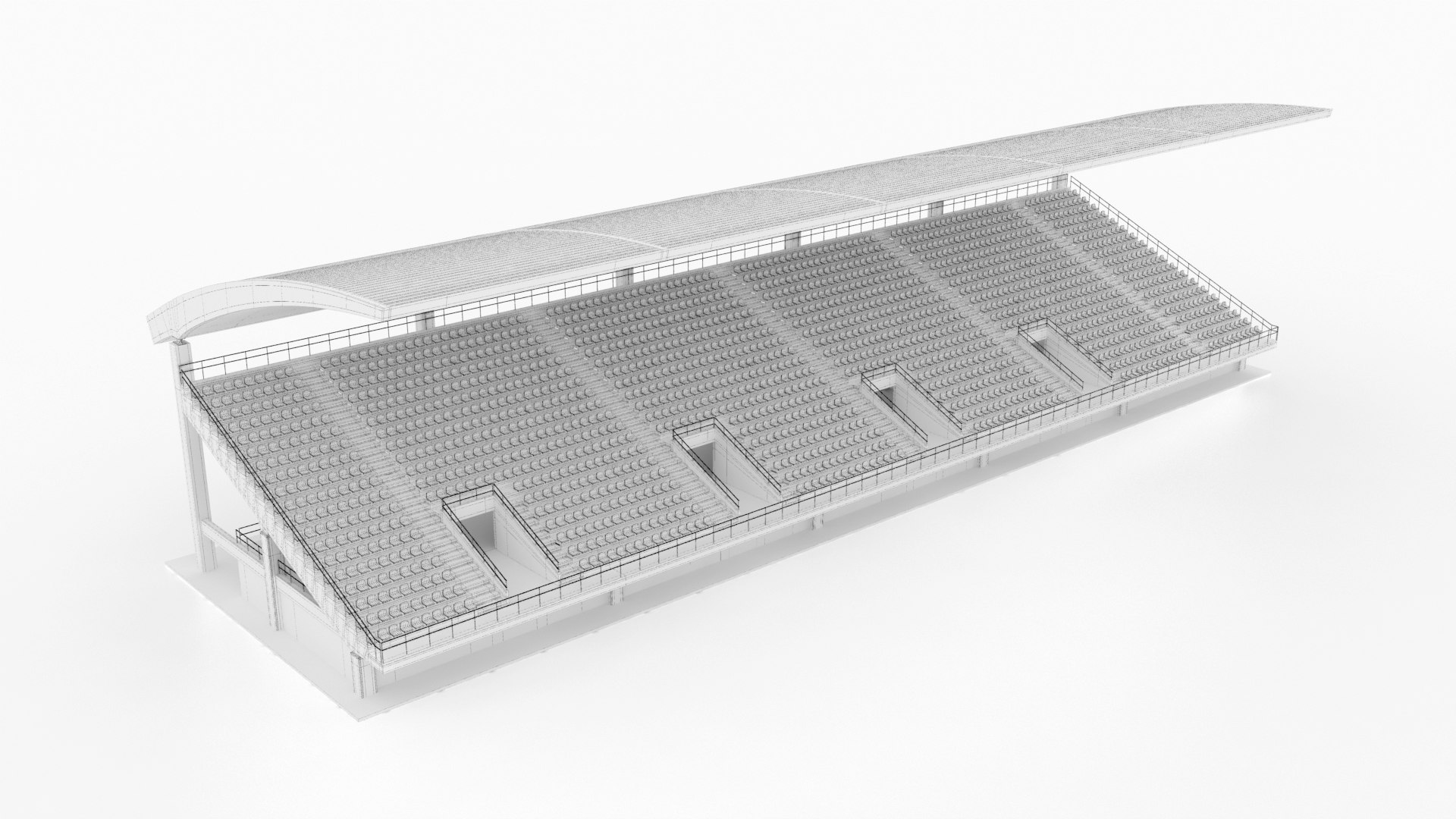 Grandstand 04 3D Model - TurboSquid 2314950