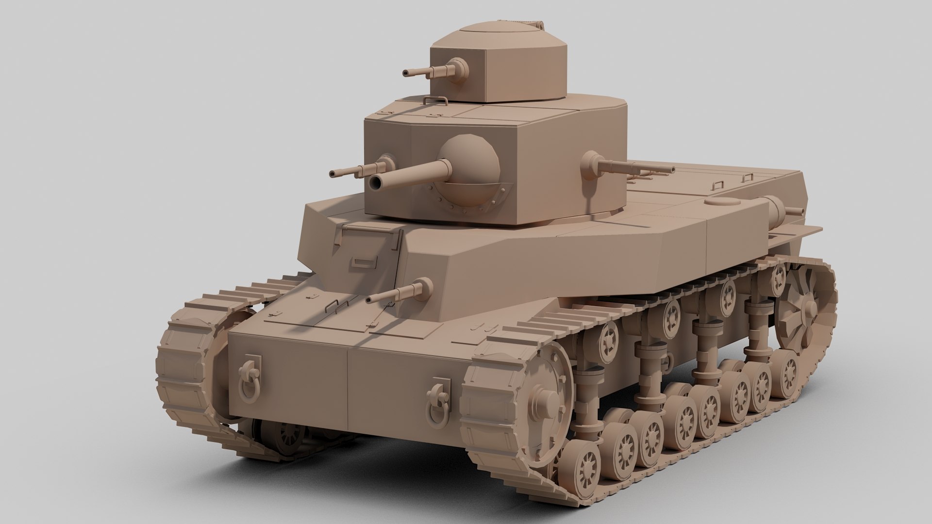 3D T24 Russian Medium Tank Model | 1145380 | TurboSquid
