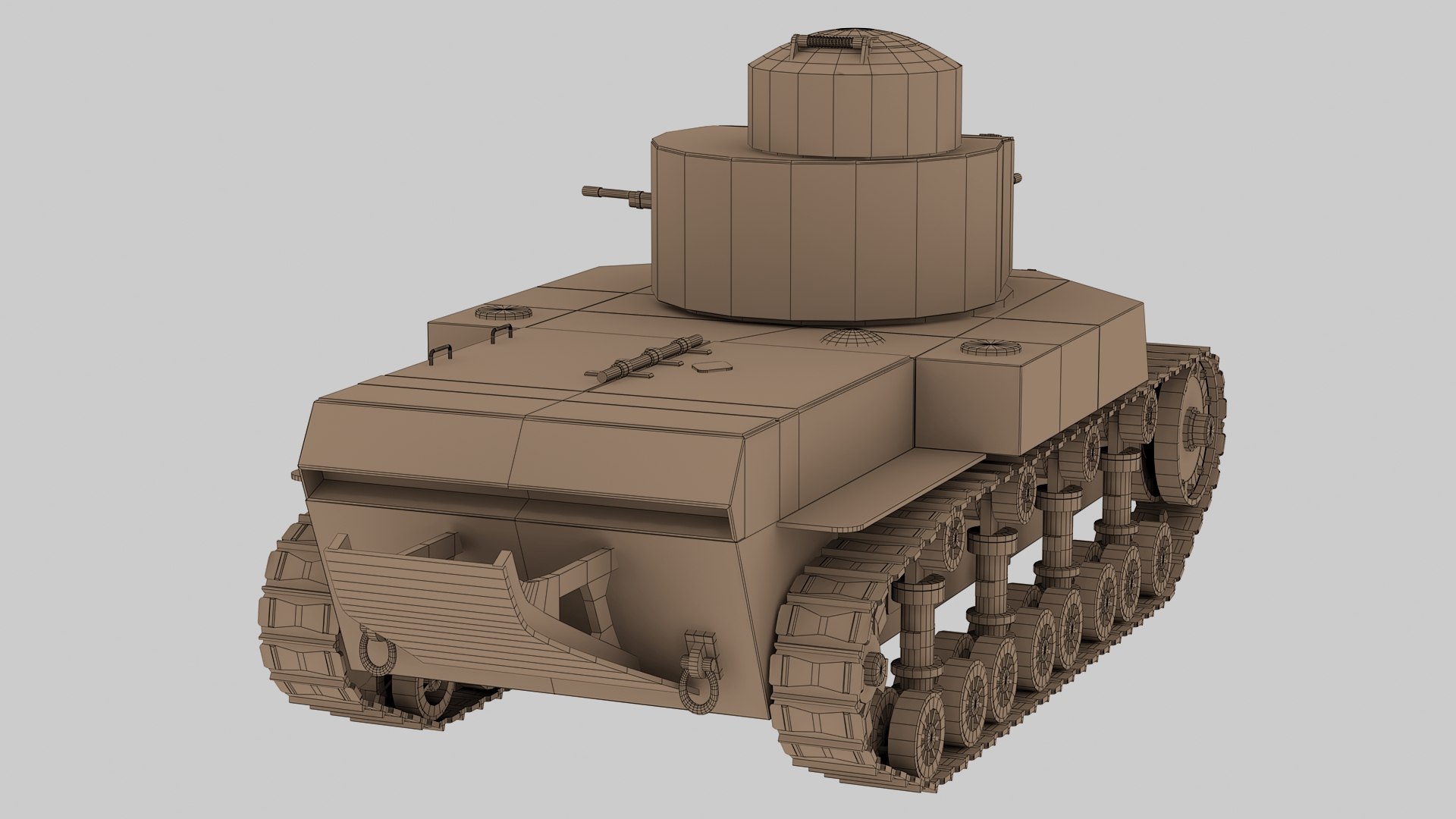 3D T24 Russian Medium Tank Model | 1145380 | TurboSquid