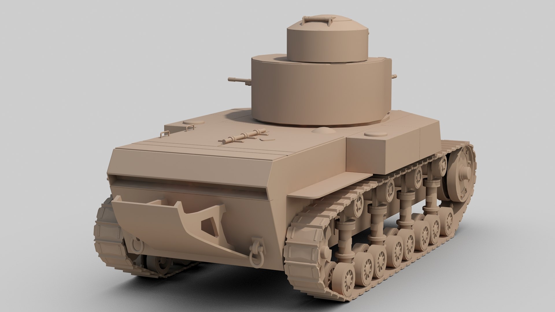 3D T24 Russian Medium Tank Model | 1145380 | TurboSquid