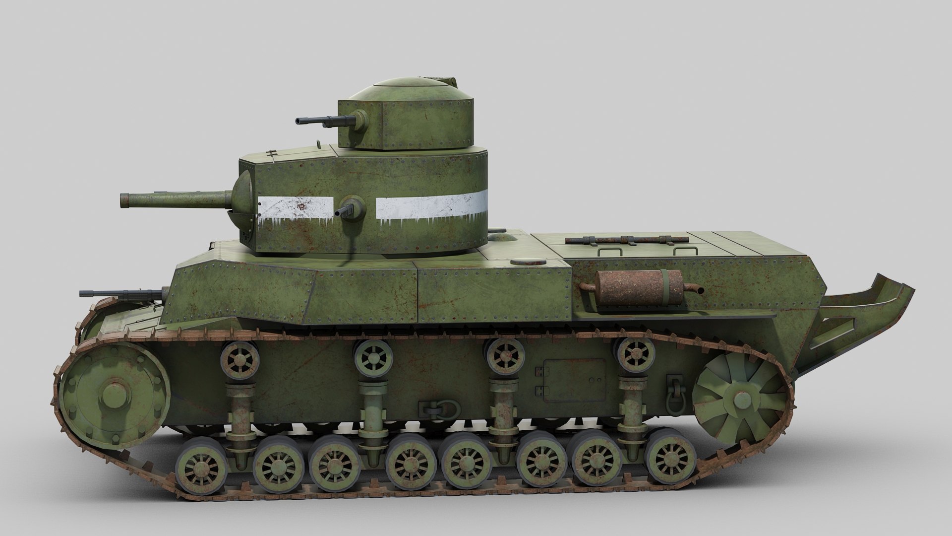3D T24 Russian Medium Tank Model | 1145380 | TurboSquid