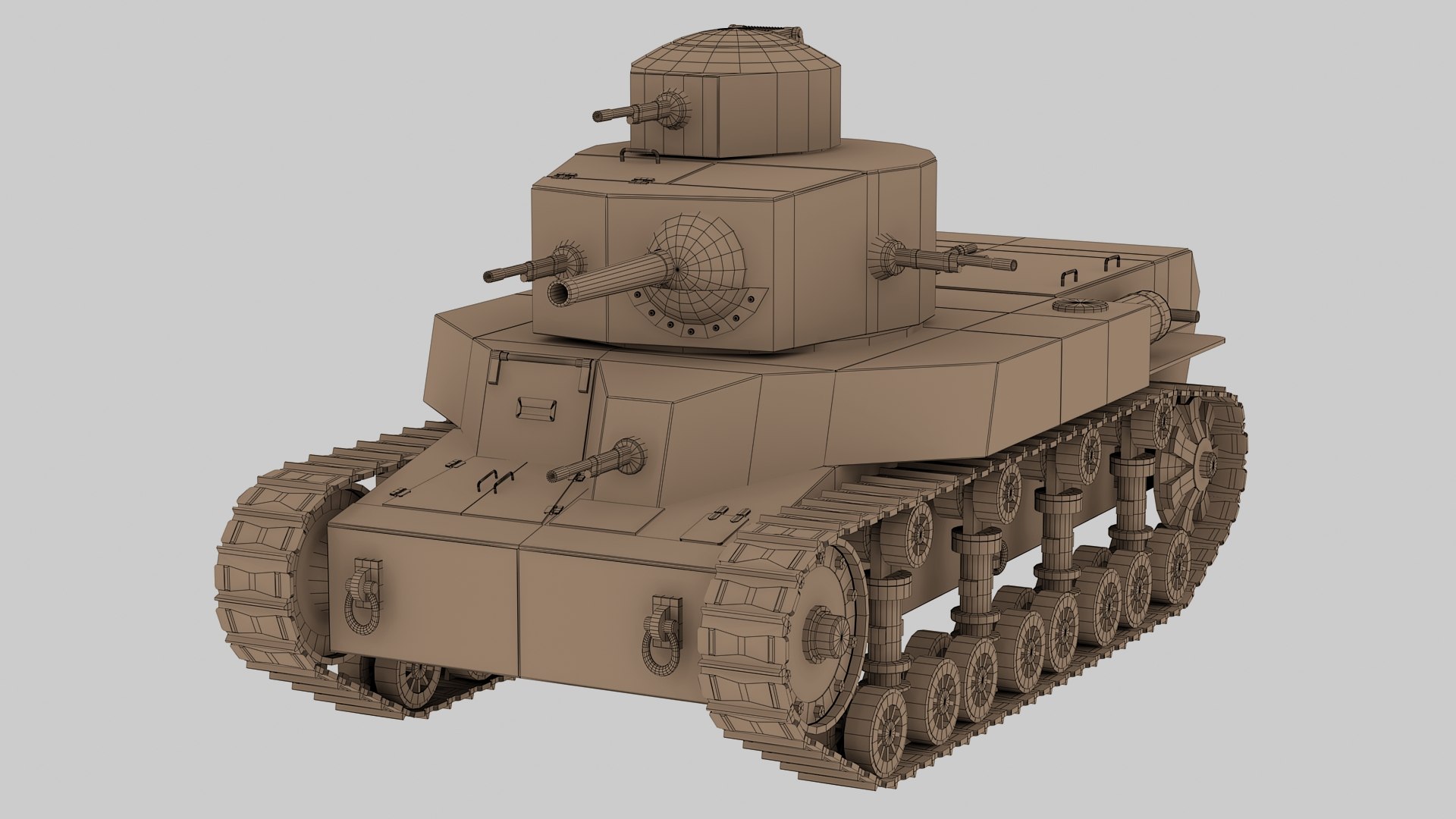 3D T24 Russian Medium Tank Model | 1145380 | TurboSquid