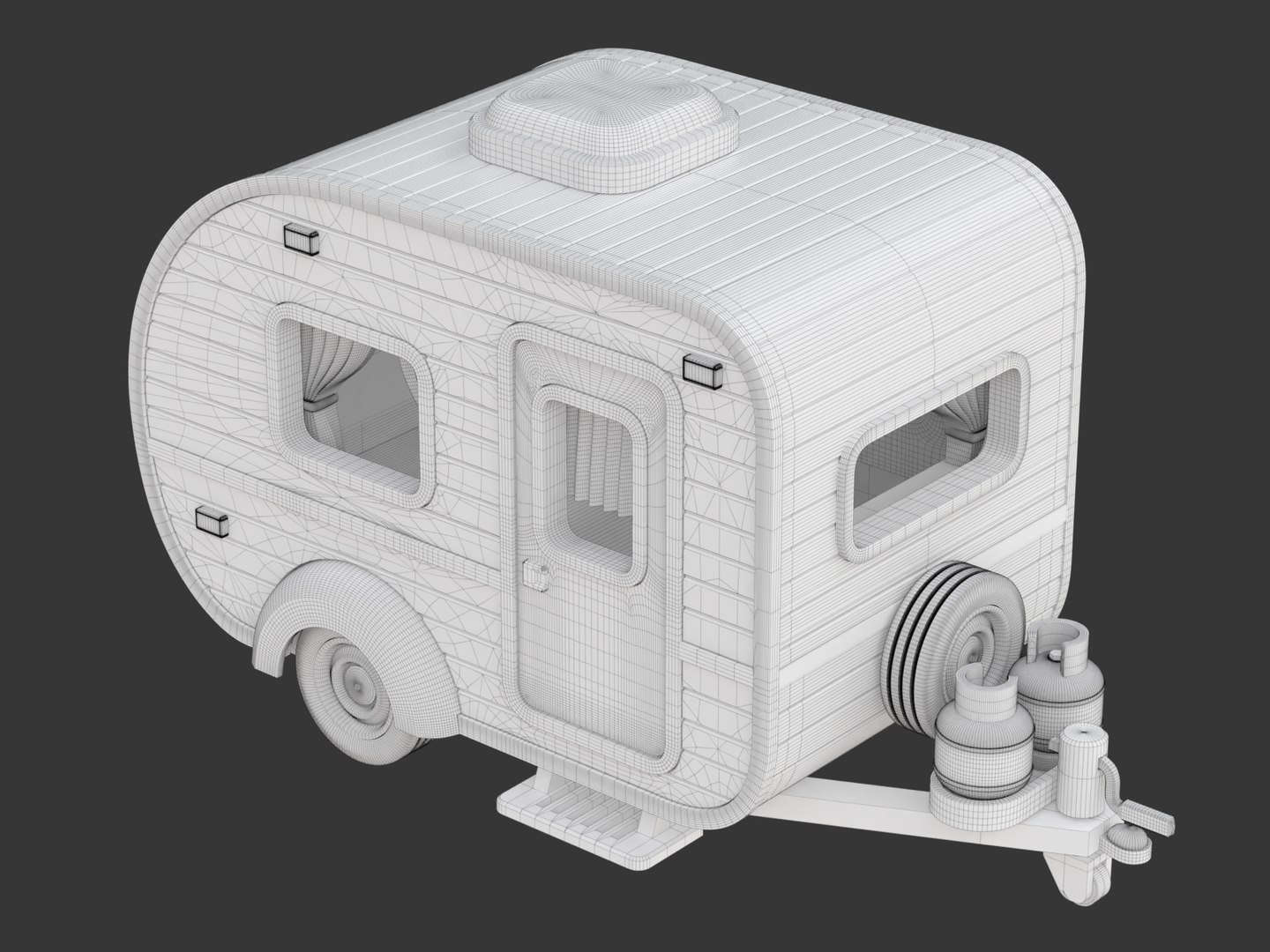 3D Print Camper Model model - TurboSquid 1860975