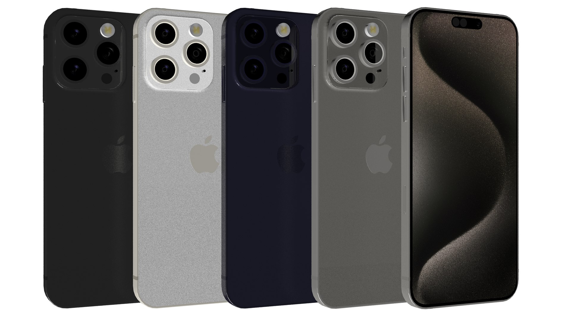 3D IPhone 15 Pro And 15 Pro Max - TurboSquid 2126706