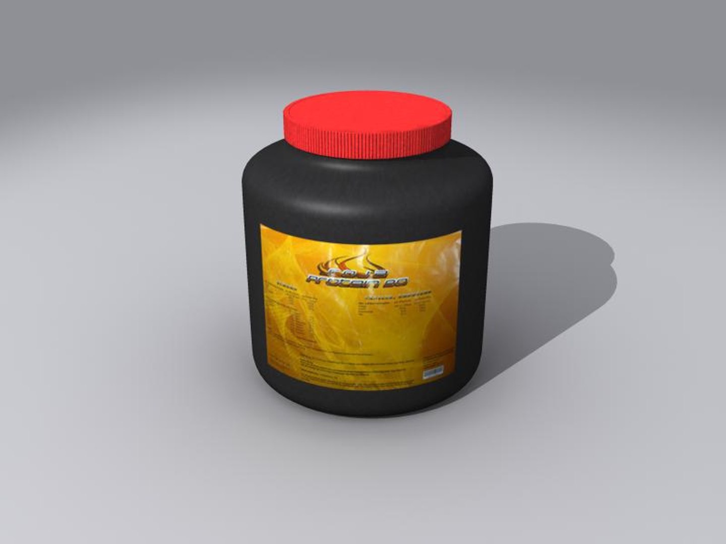 3d model of container protein